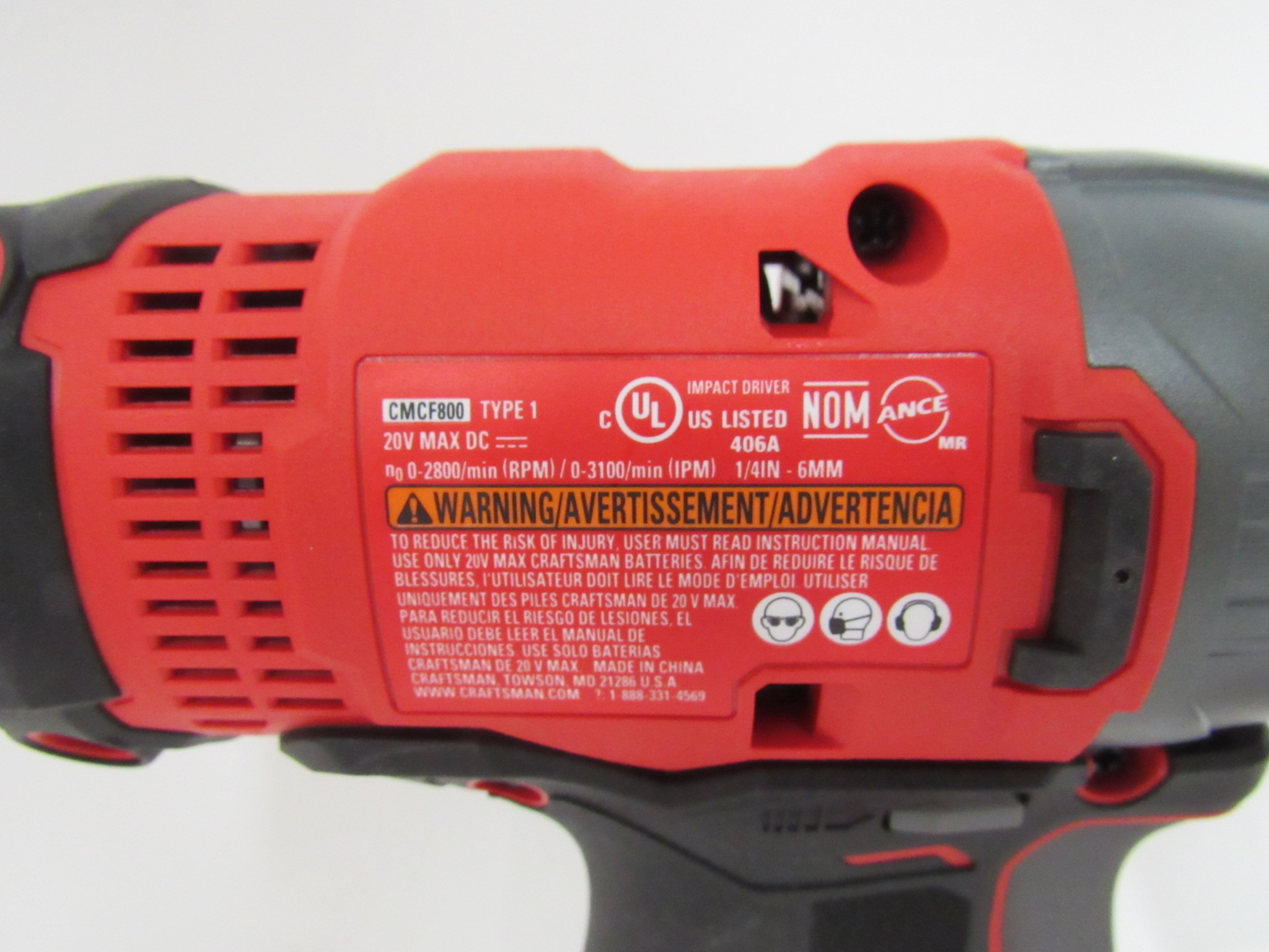 Craftsman CMCD700 1 2 CMCF800 1 4 Drill Driver Set