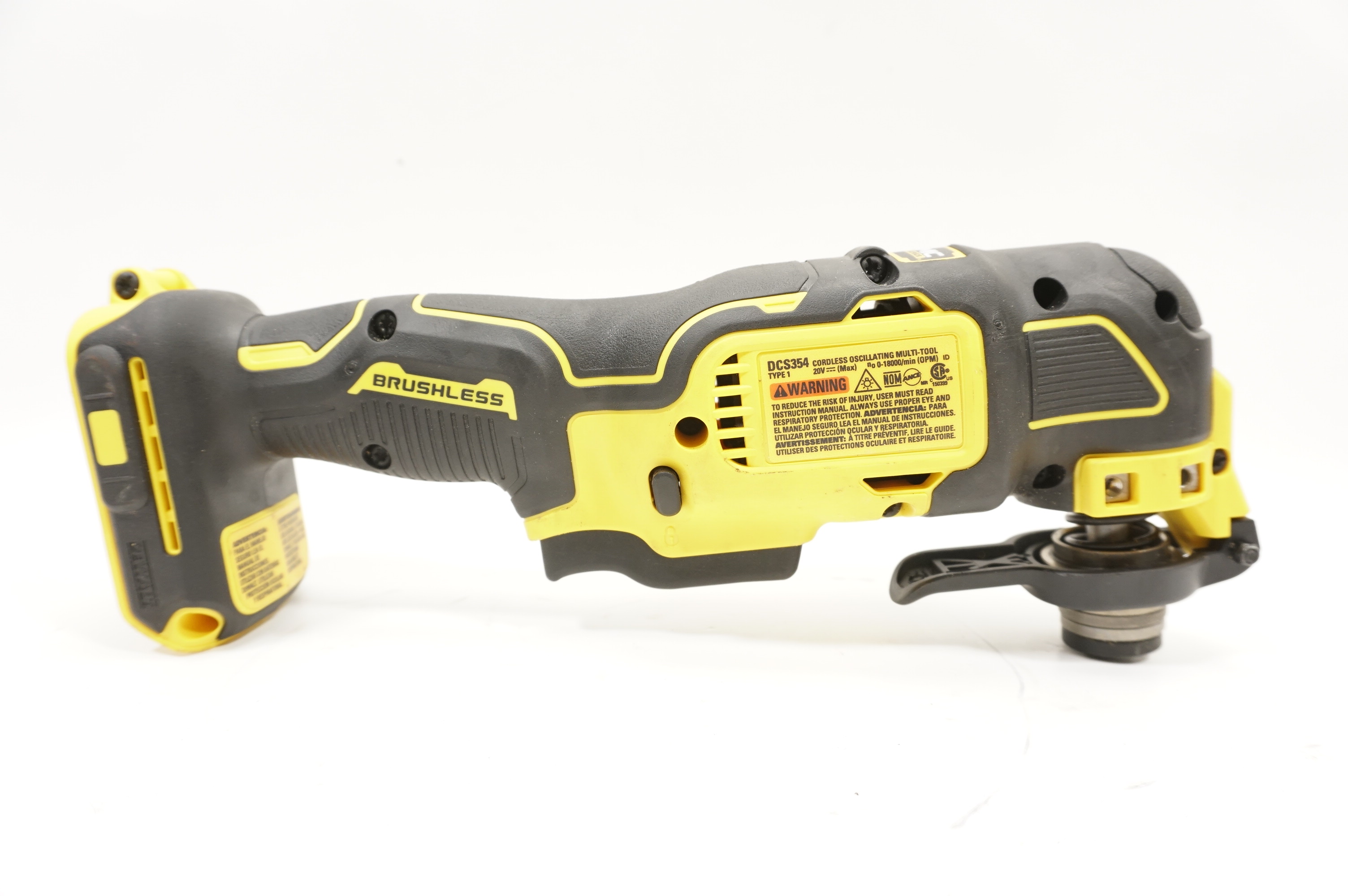 DeWalt DCS354 20V MAX Cordless Brushless Oscillating Multi Tool