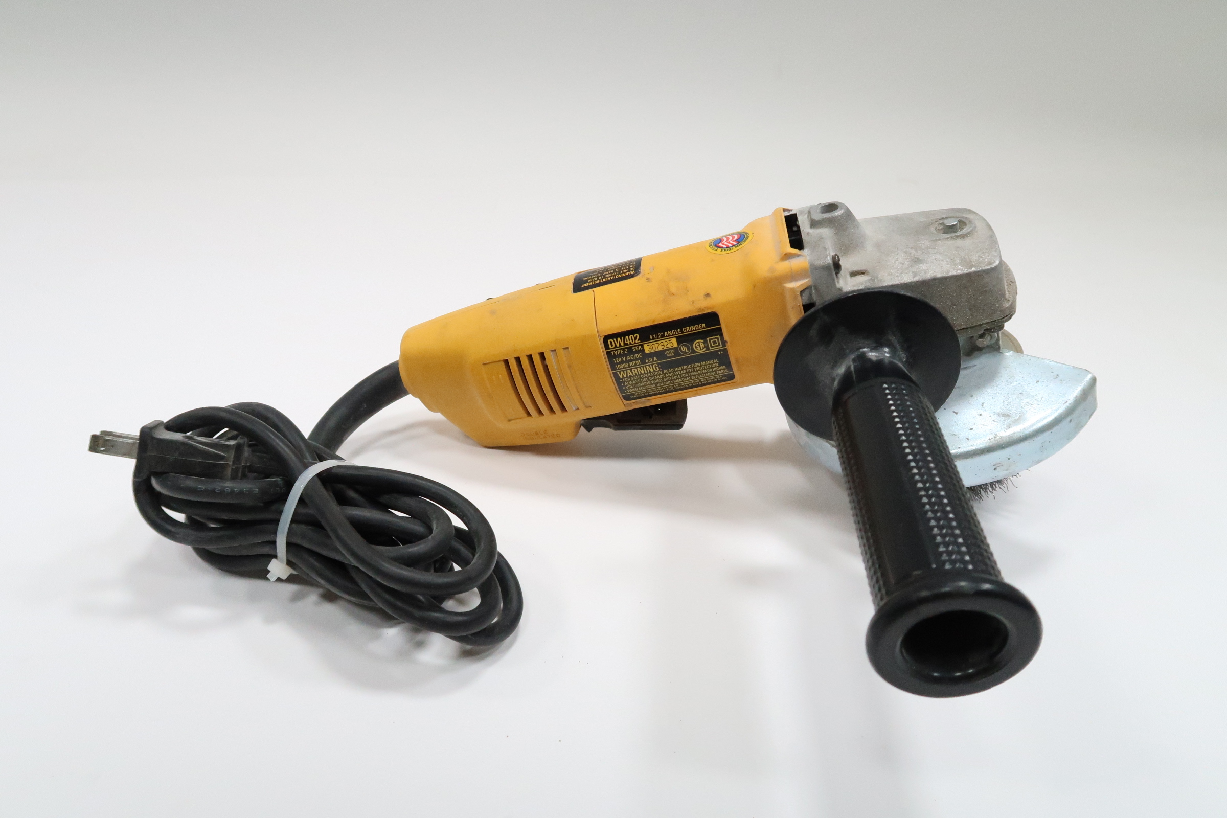 Dewalt dw402 angle grinder store