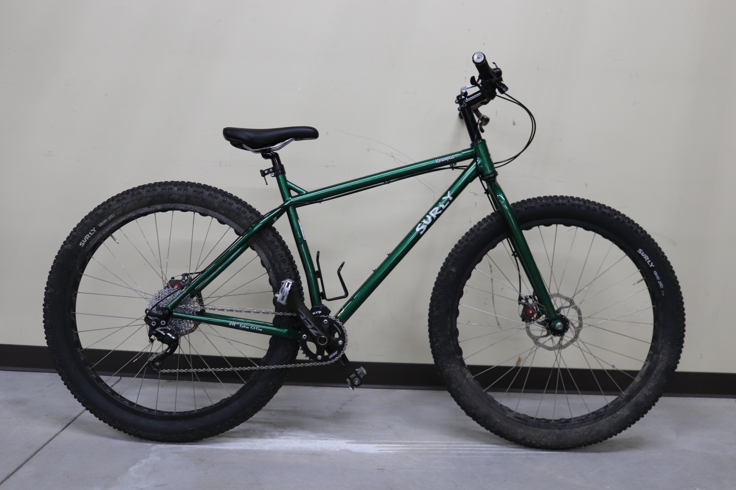 Surly Krampus 21 Frame 10 Speed Trail Bicycle 2014 Moonlit Swamp Green