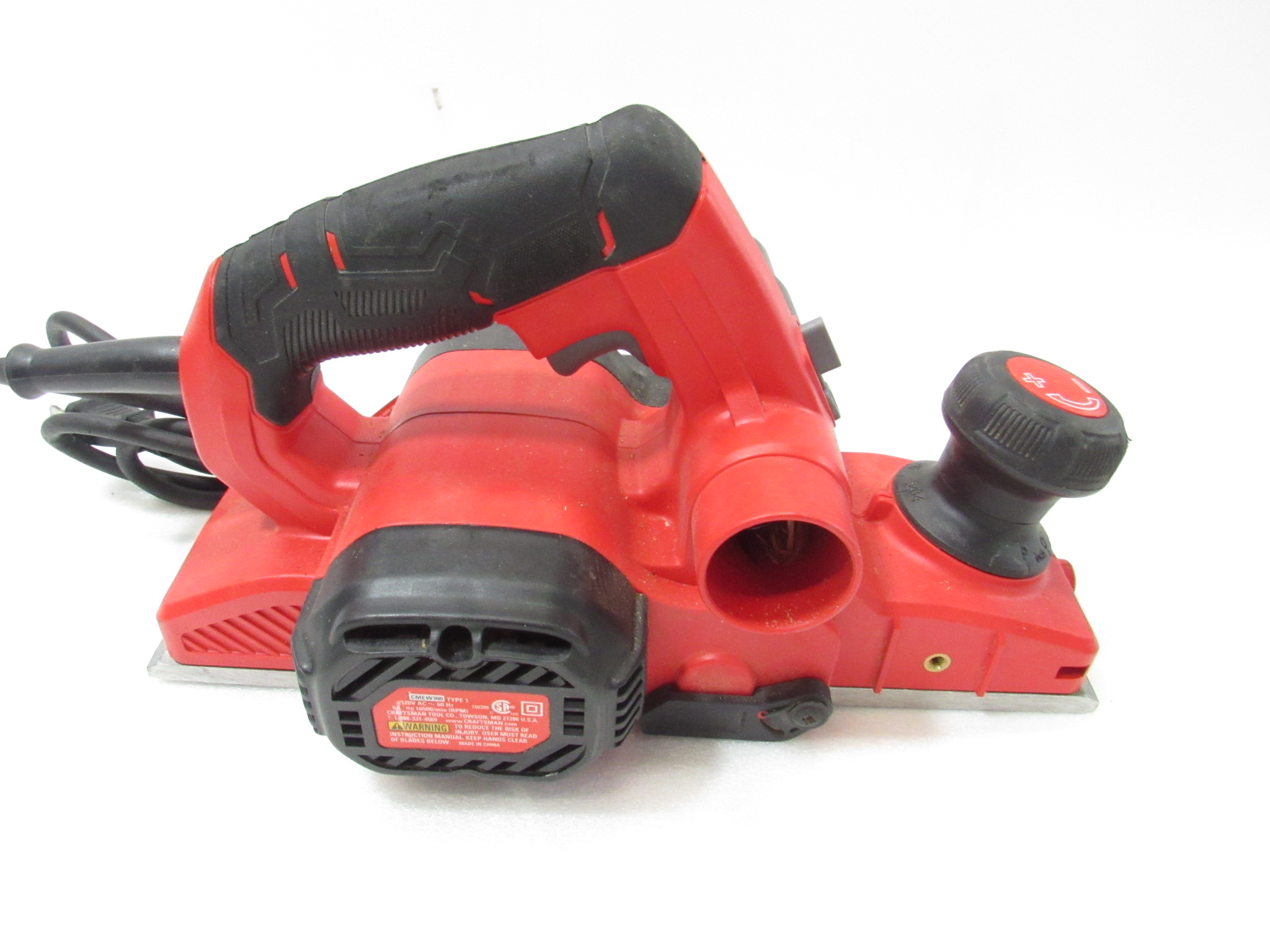 Craftsman CMEW300 12.5 in W 6 Amp Handheld Planer