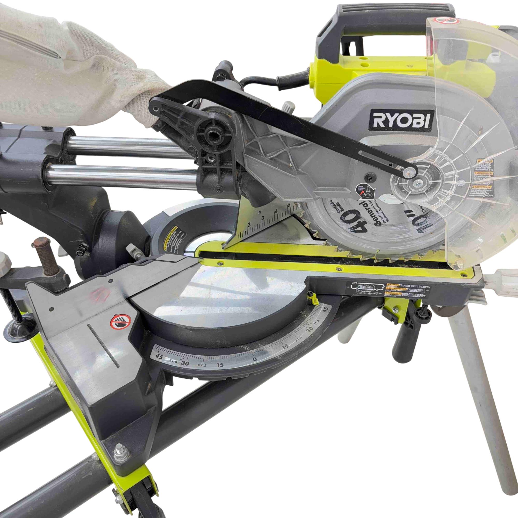 Ryobi TSS103T 10 Inch Sliding Compound Corded Miter Saw Local Pickup Only