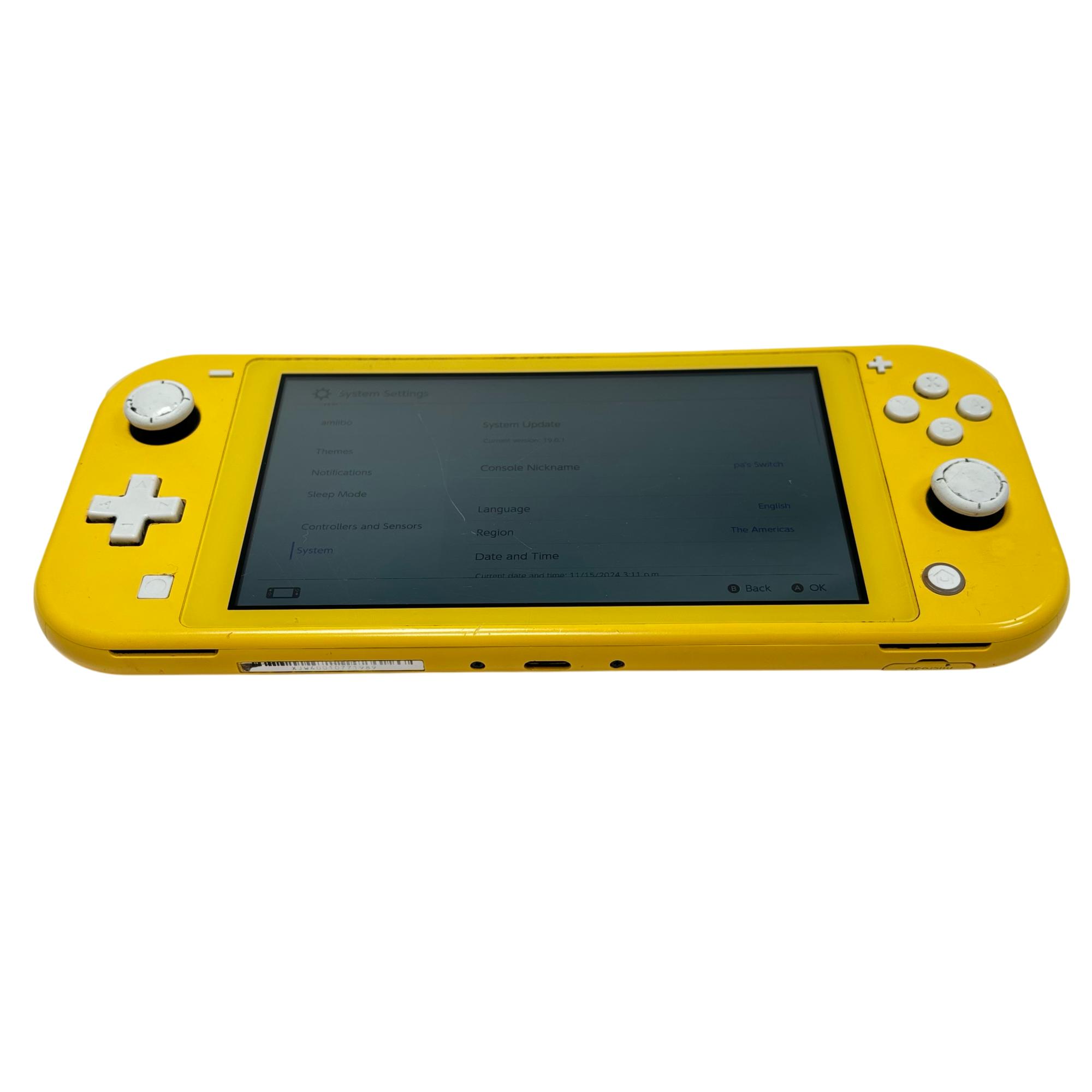 Nintendo Switch Lite HDH 001 Handheld Video Game System Yellow 1340