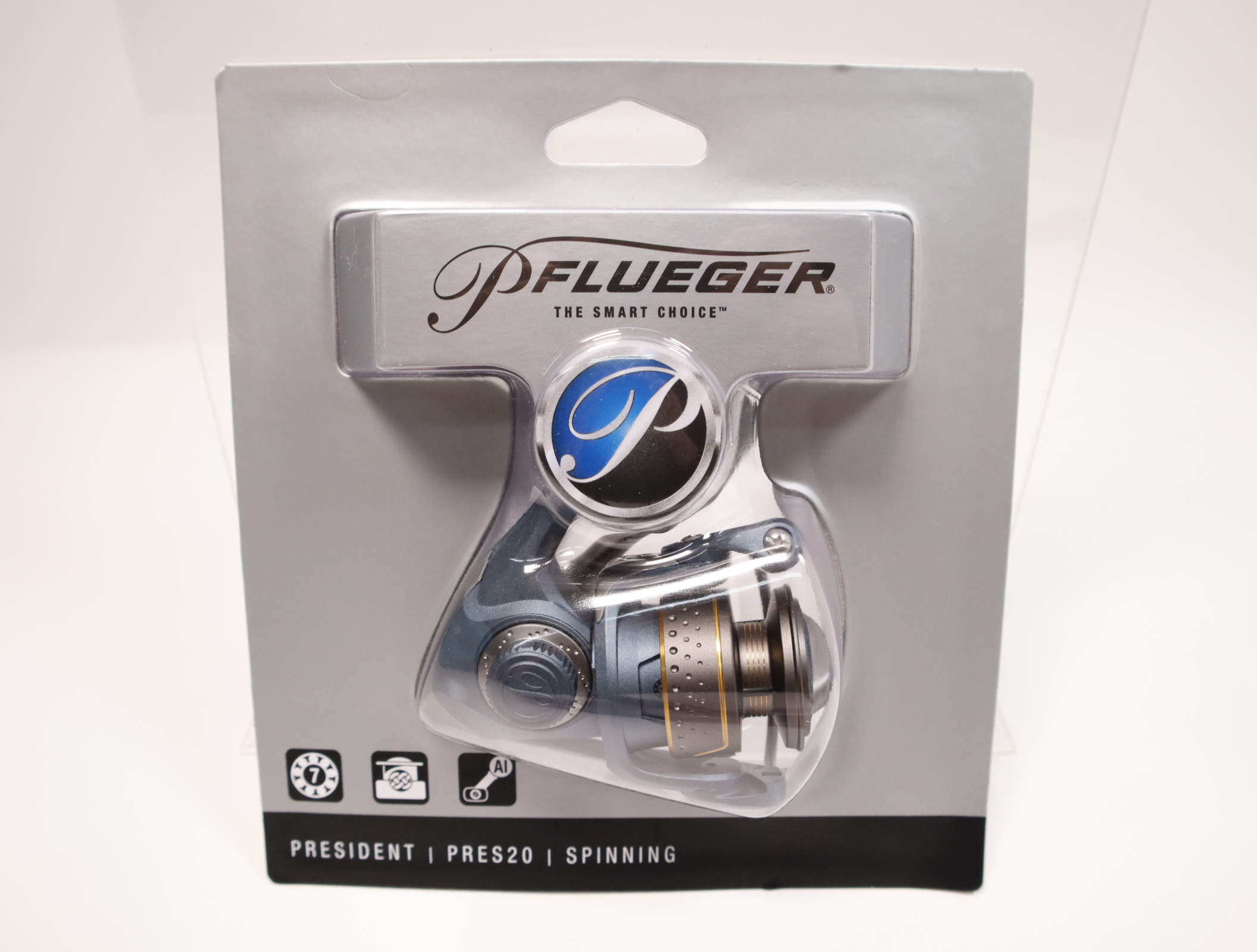 Pflueger President PRES20 Spinning Fishing Reel Right/Left Handed