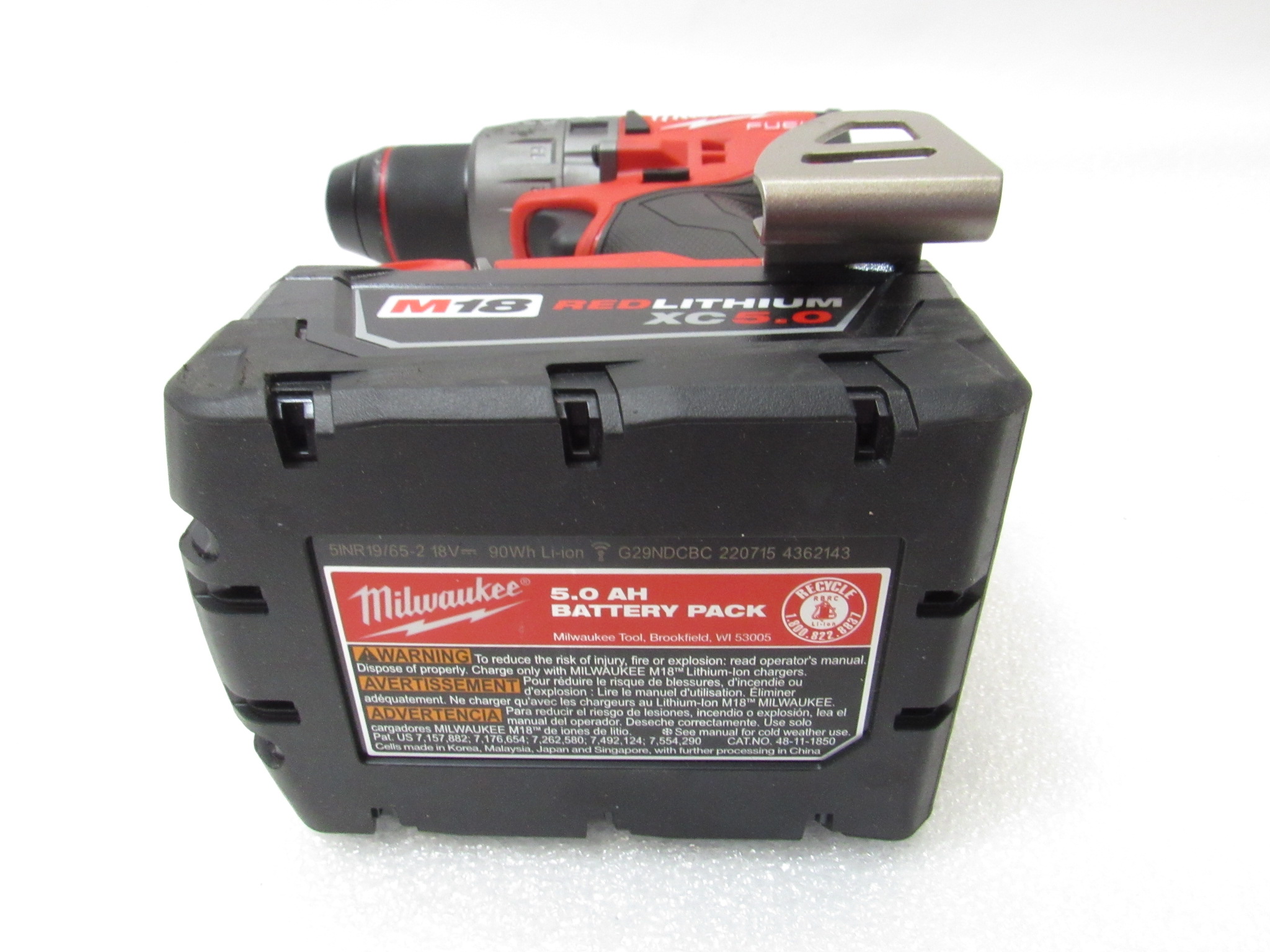 Milwaukee 2904-22 M18 FUEL 18V Brushless Cordless 1/2" Hammer Drill