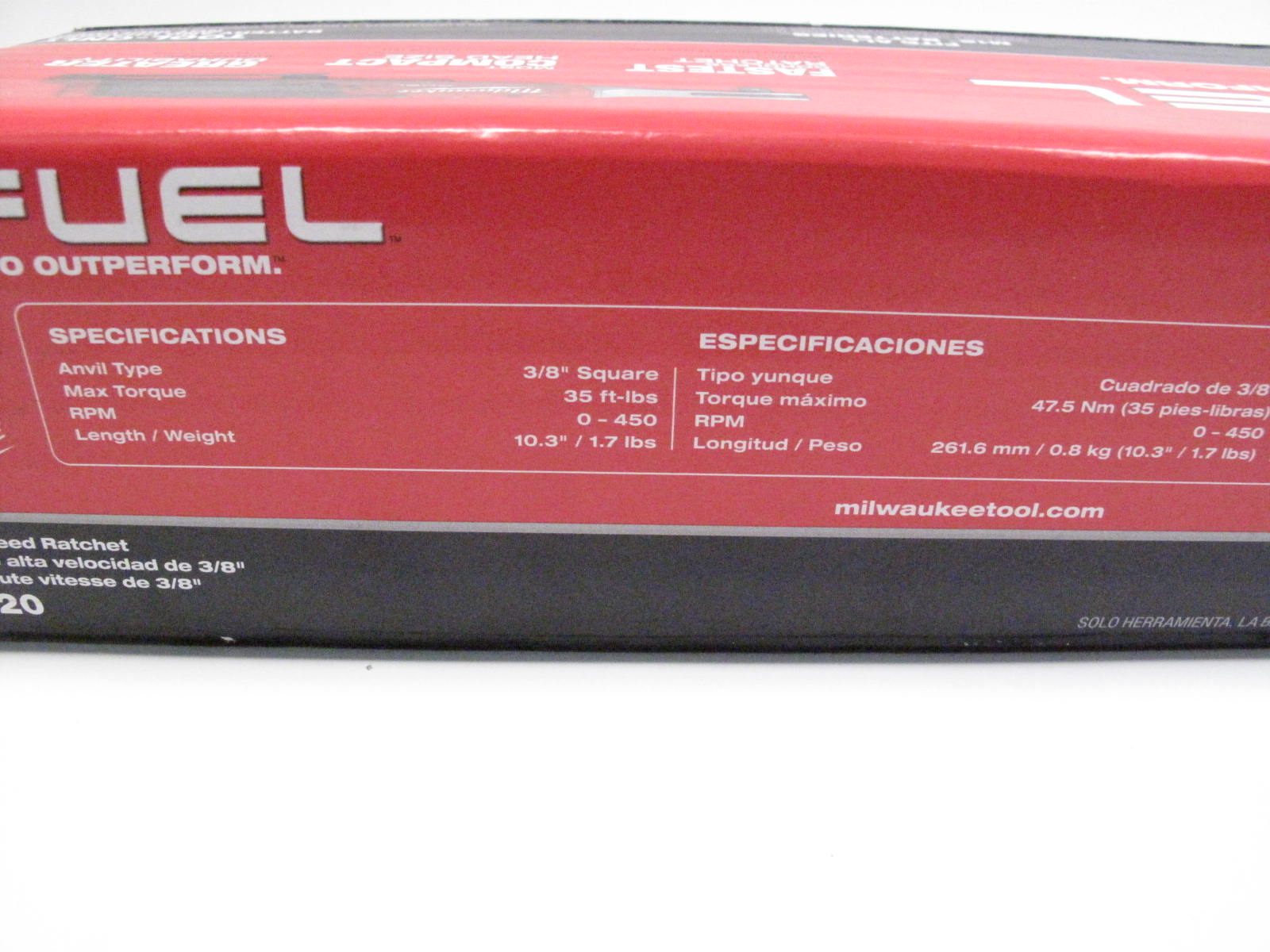 Milwaukee 2567-20 Cordless High Speed 3/8 in. Ratchet 12 V Tool Only