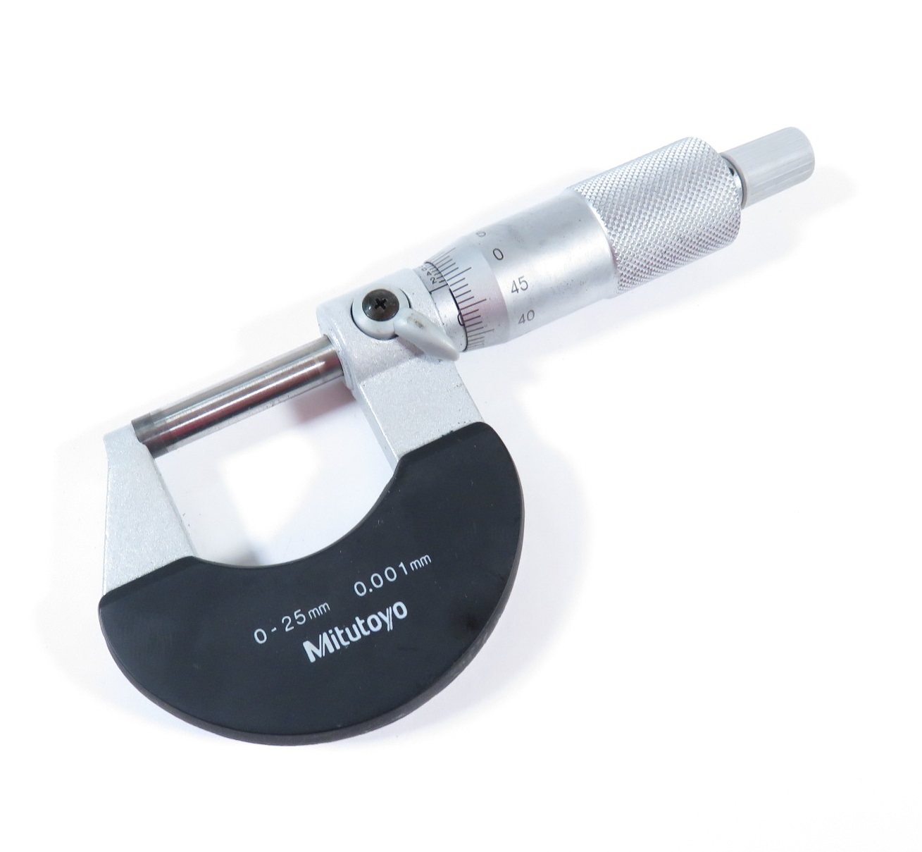 Mitutoyo 102-307 .001mm Graduation Flat End Spindle Outside Micrometer