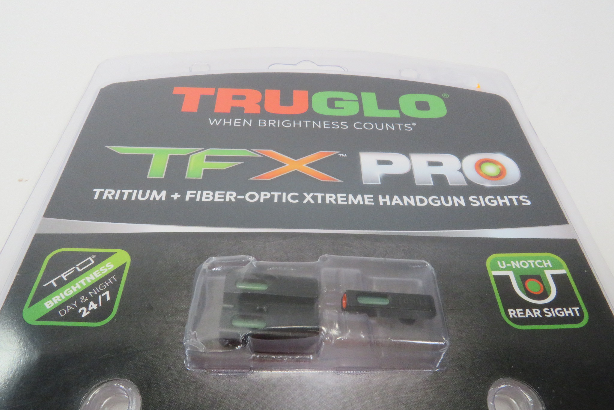 TruGlo TFX Pro Tritium / Fiber Optic Xtreme Handgun Sight TG13WA3PC