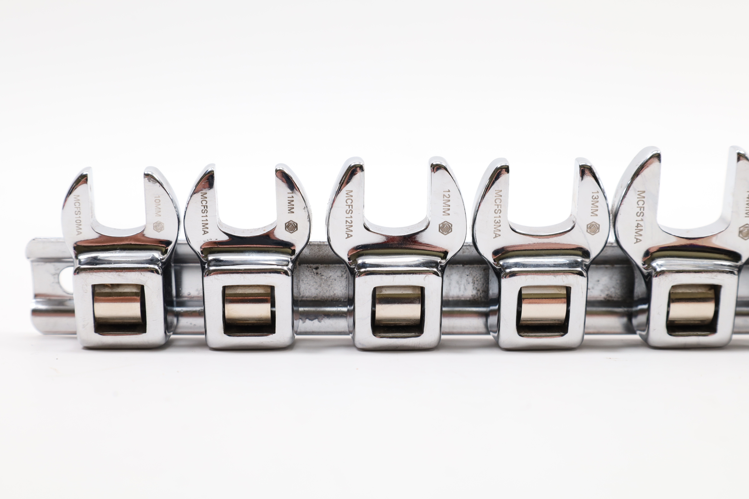 Matco Tools SMCFSM10 10-Piece 3/8" Metric Crowfoot Wrench Set