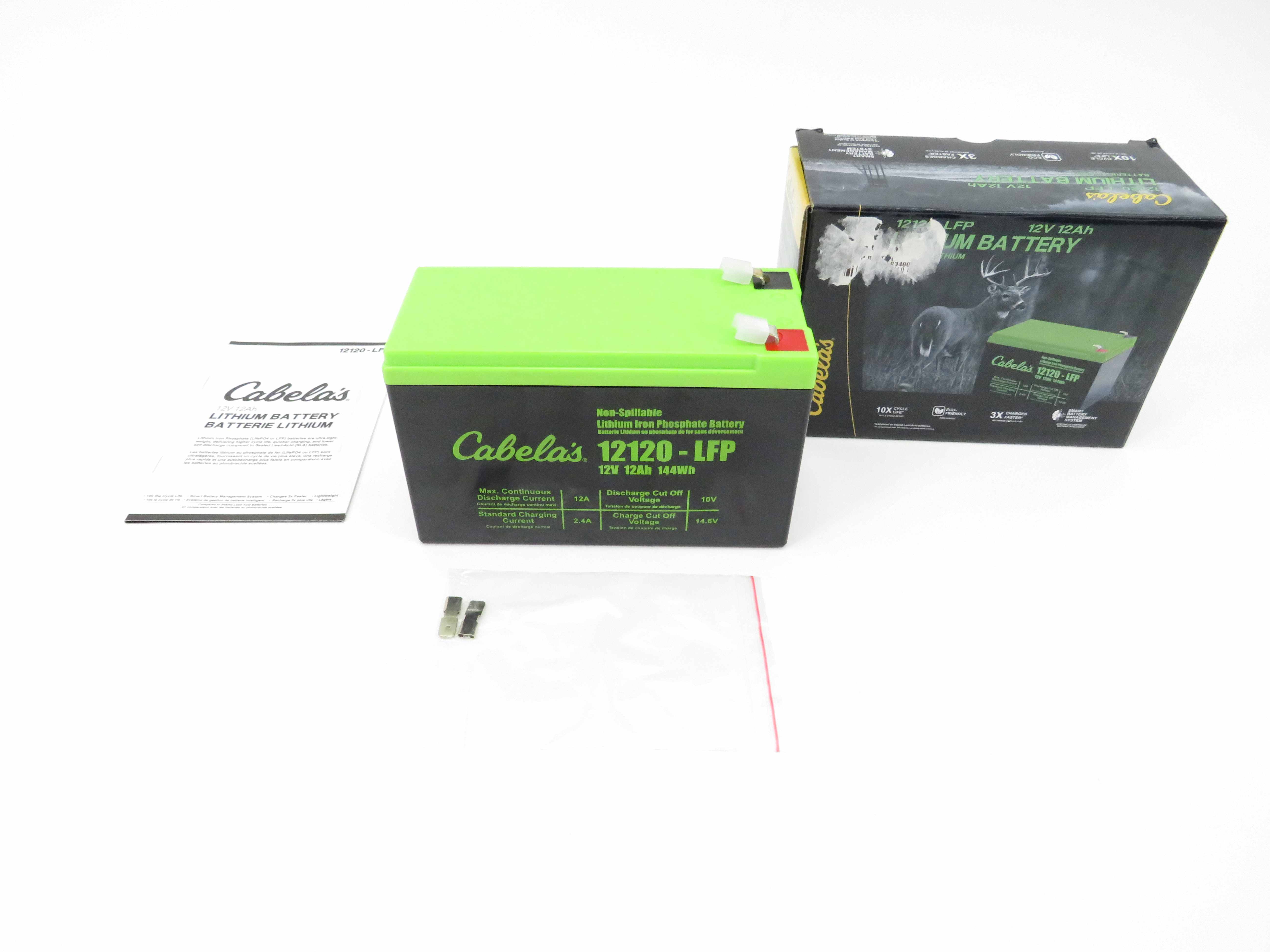 Cabela's 12120-LFP 12V 12.0Ah Lithium-Ion Battery Pack