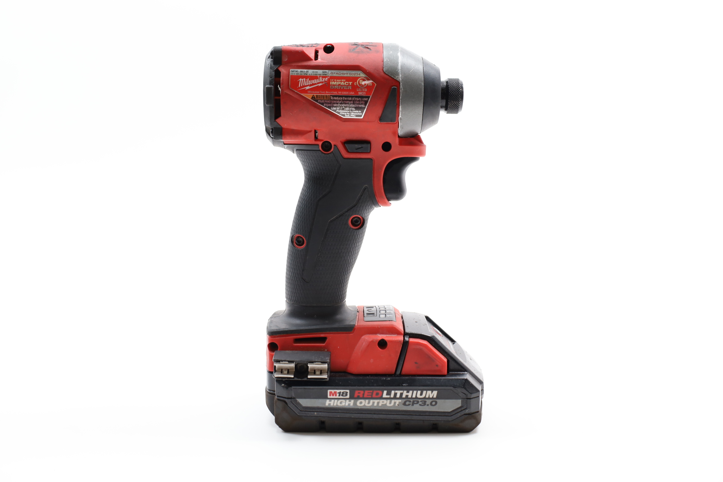 Milwaukee 2853-20 M18 FUEL 18V Brushless Cordless 1/4" Hex Impact Driver