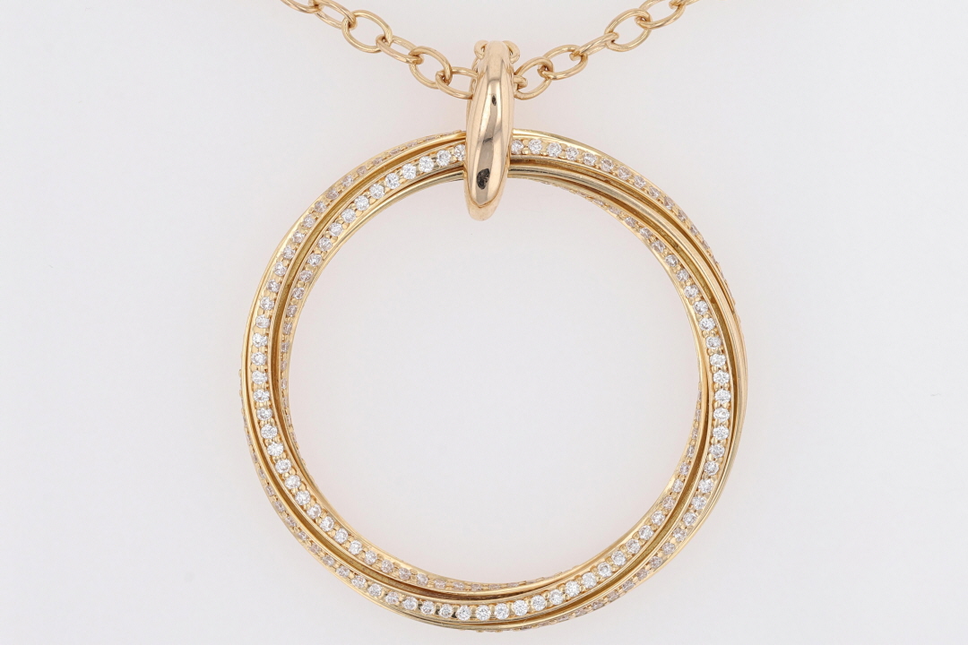 Wempe By Kim Helioro 2.50ctw Diamond Pendant on 31" Necklace 18k Yellow ...