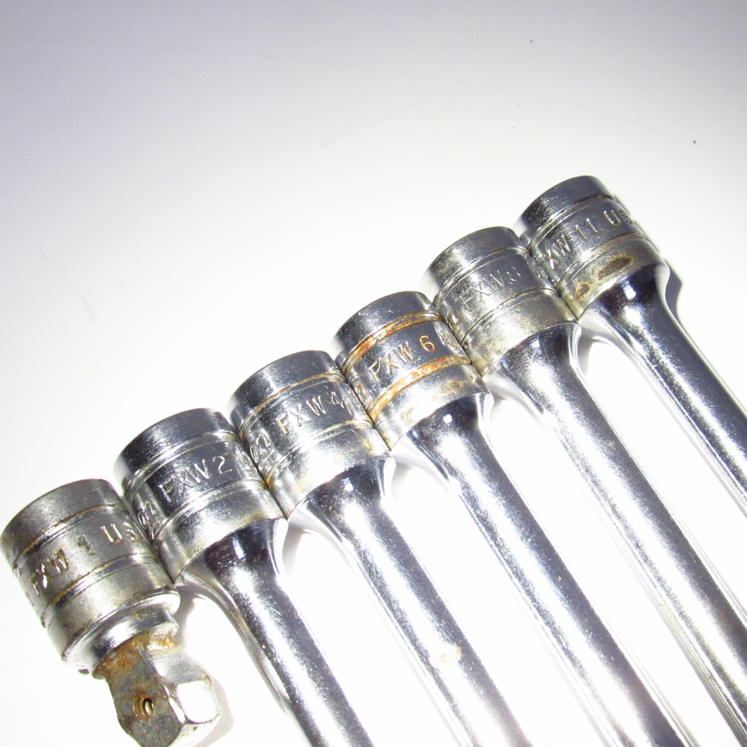 Snap-on Tools 206AFXWP 6-Piece 3/8'' Drive Wobble Plus Chrome Extension Set