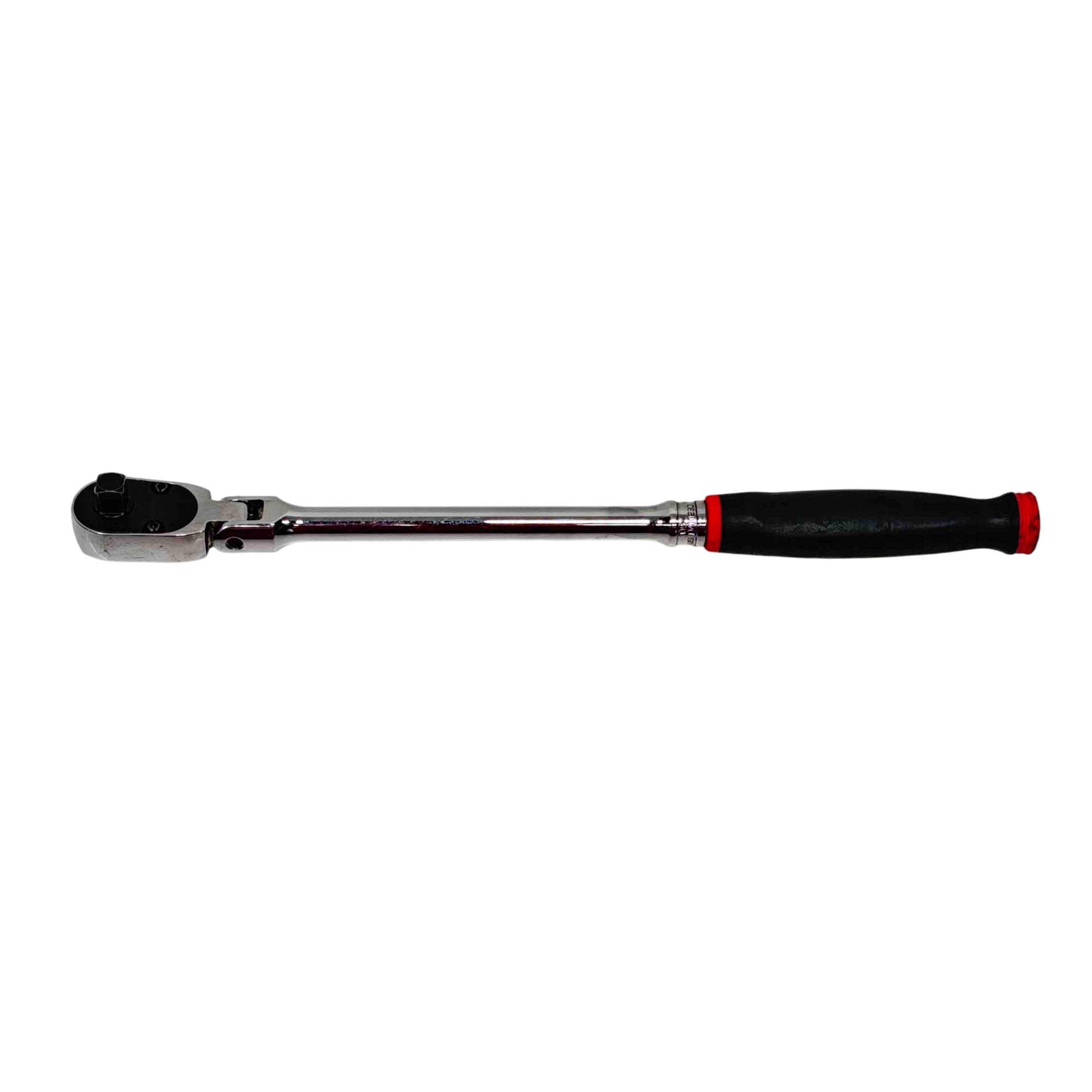 Snap-on 3/8" Dual 80 Soft Grip Long Handle Flex-Head Ratchet - FHLF80