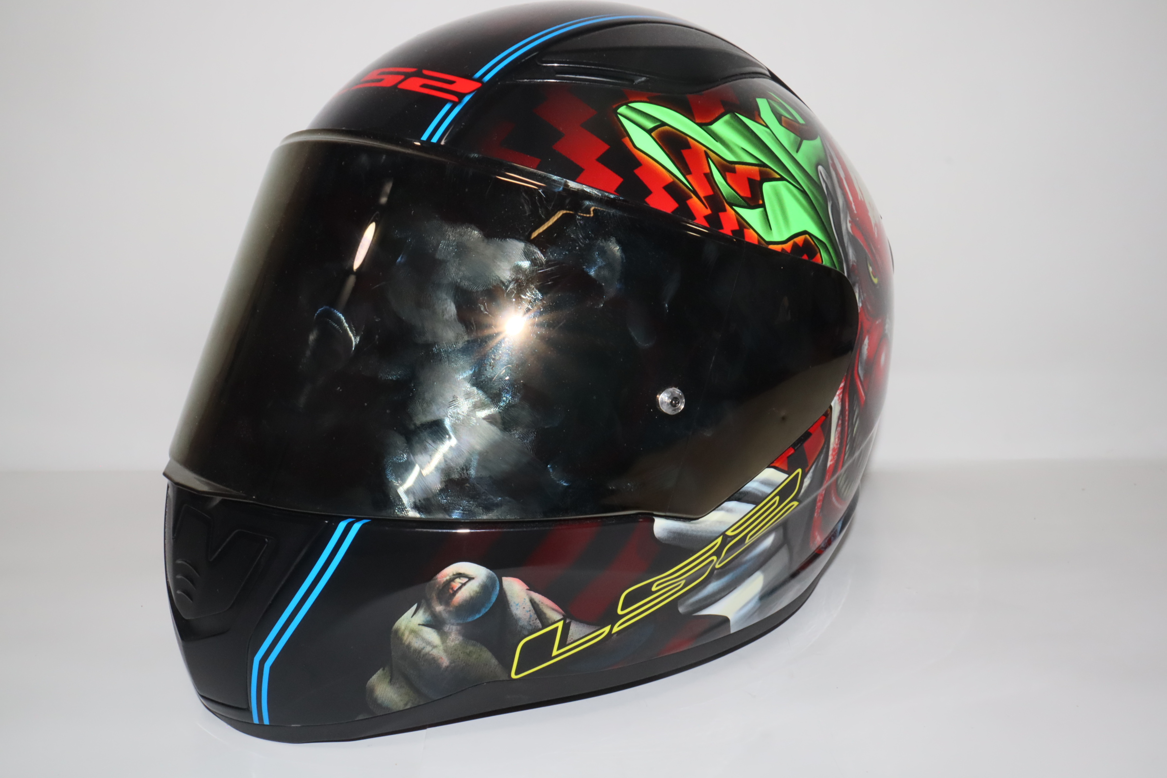 LS2 Helmets Happy Dreams Zombie Clown Rapid Street FMVSS NO.218 Full ...