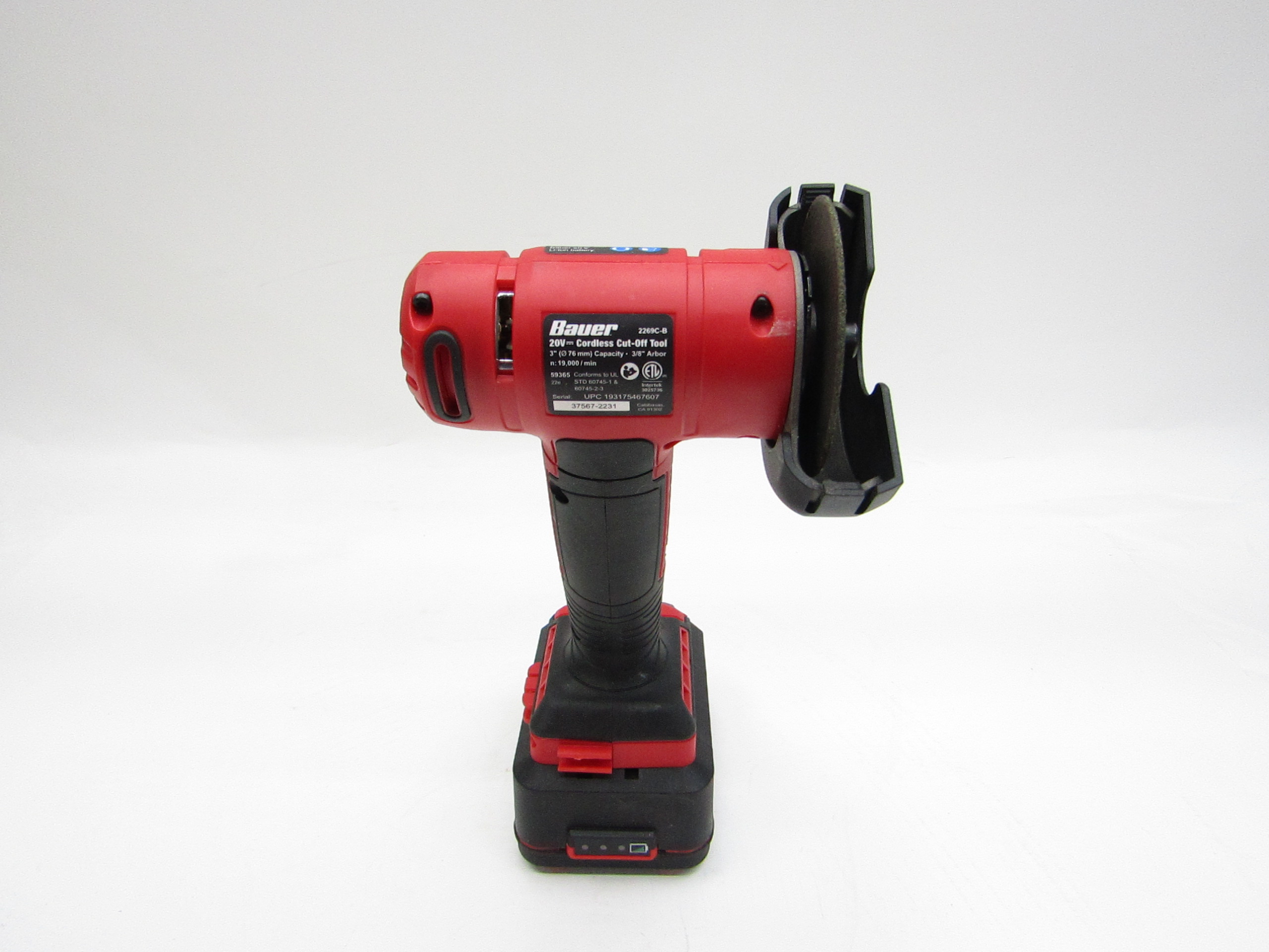 Bauer 2269C-B 20V Max 3" Cordless Cut-Off Tool