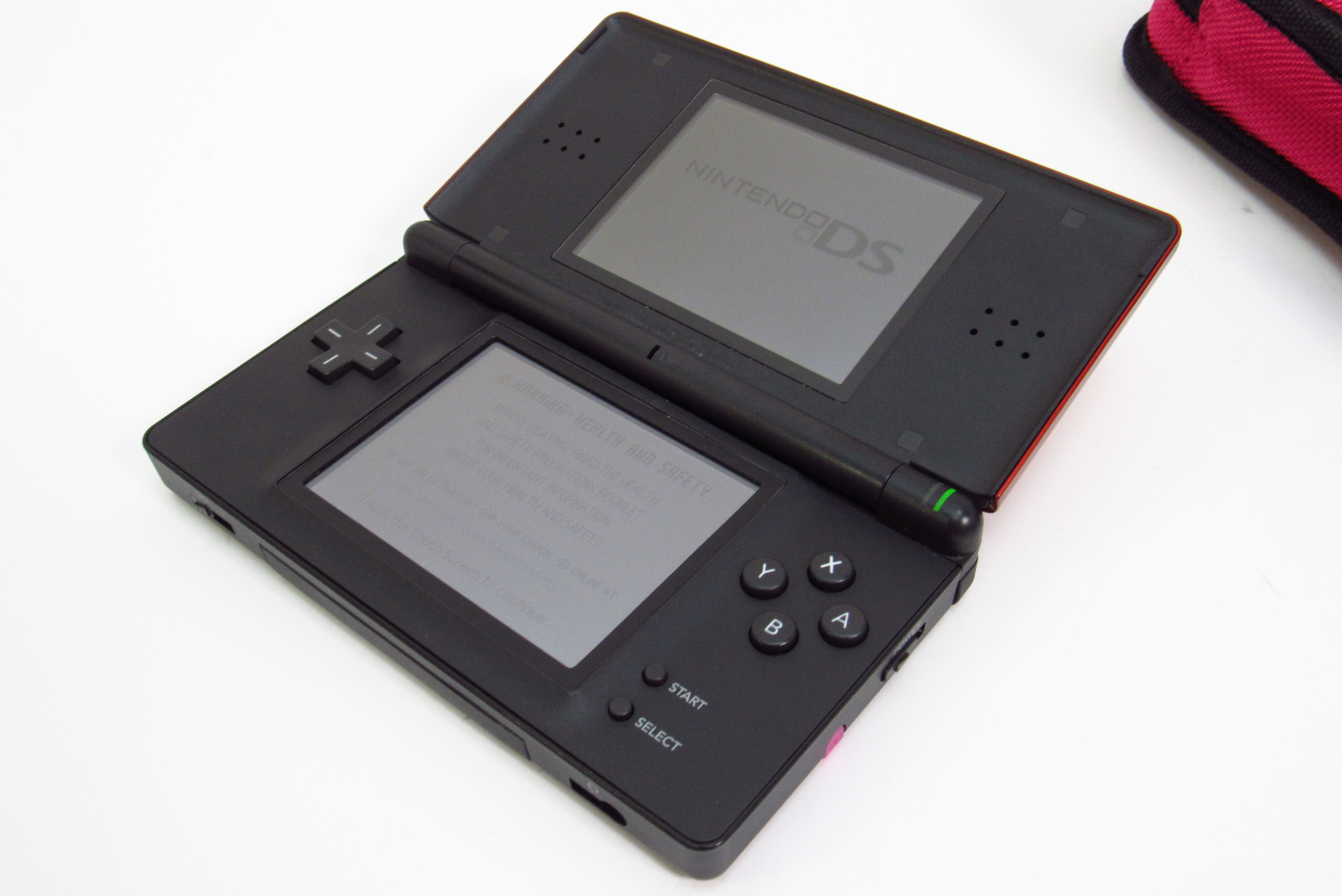 Nintendo DS Lite USG-001 Portable Video Game Console - Red/Black