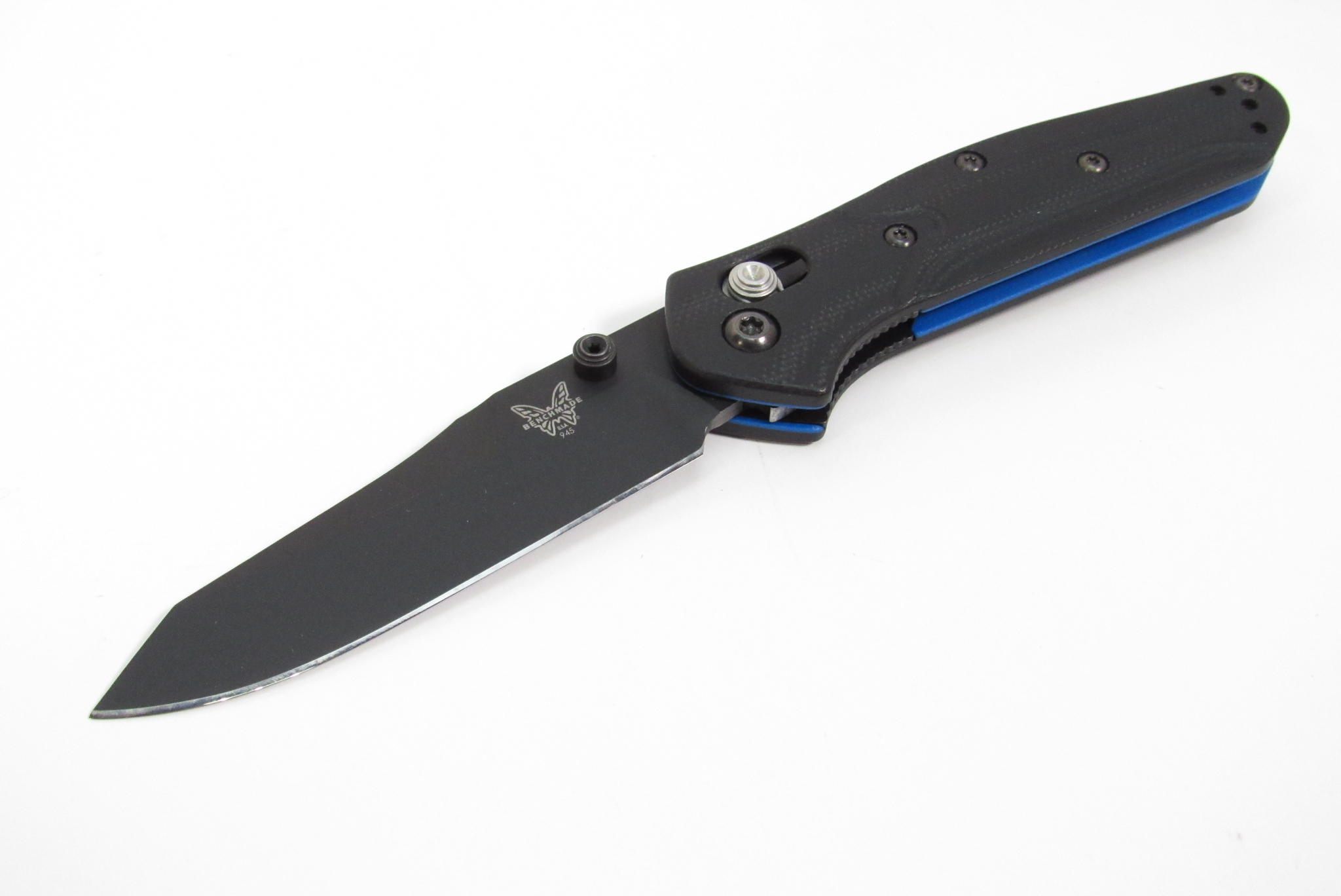 Benchmade Mini Osborne Blue Class 945BK-1 CPM-S30V Manual Open Folding ...