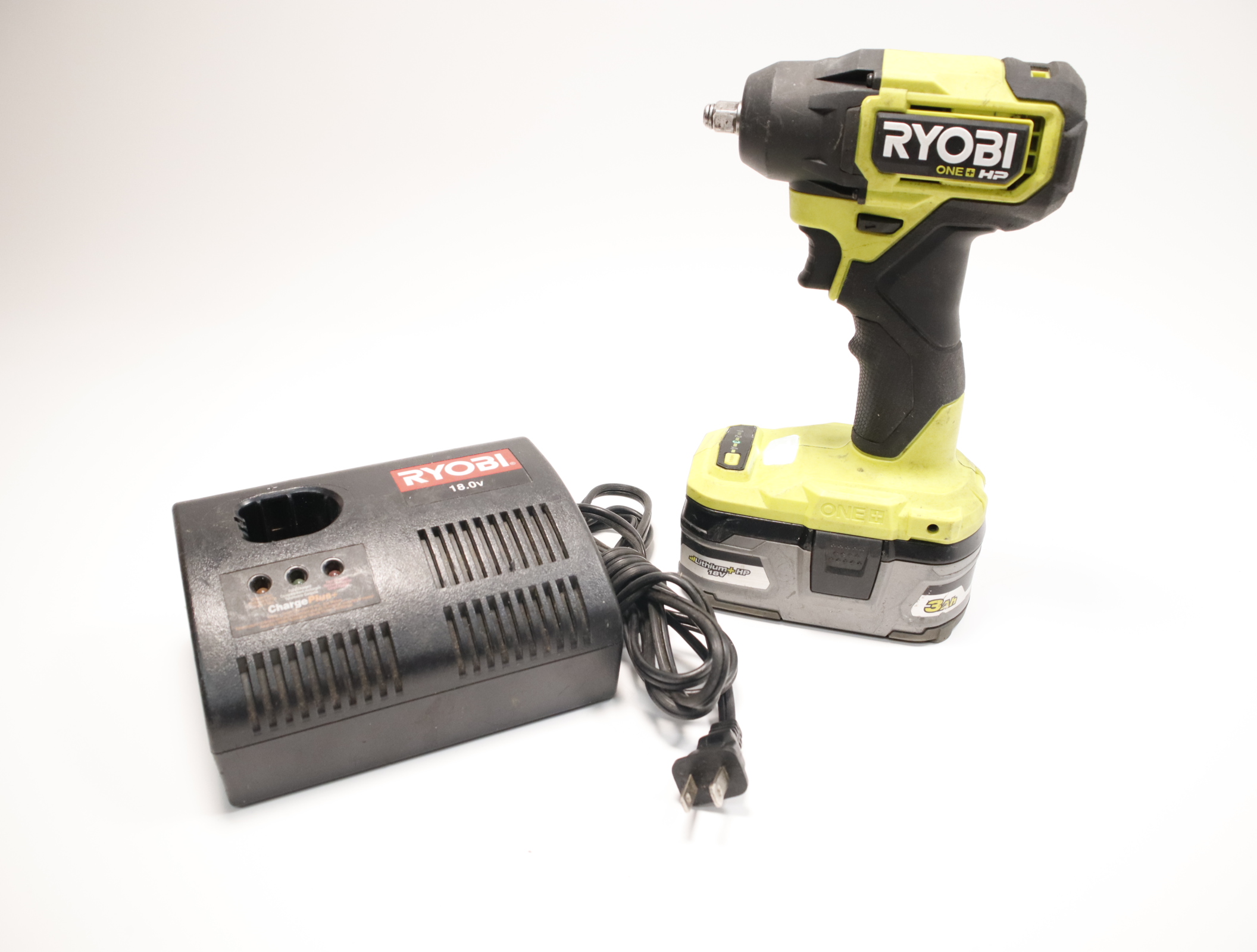 Ryobi PSBIW01CN 18V 3/8" Cordless Impact Wrench Kit