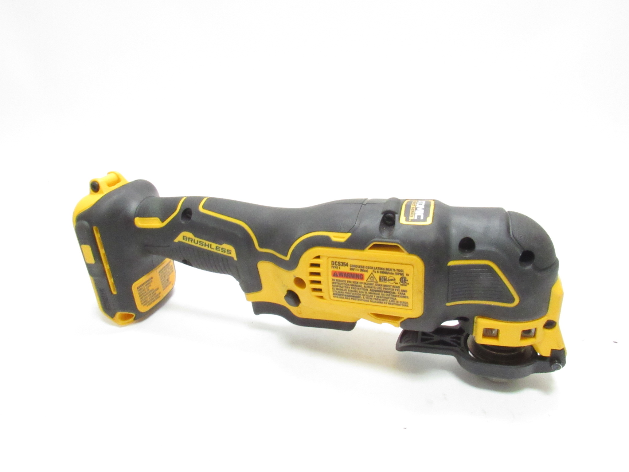 DeWalt DCS354 ATOMIC 20-Volt MAX Cordless Brushless Oscillating Multi-Tool