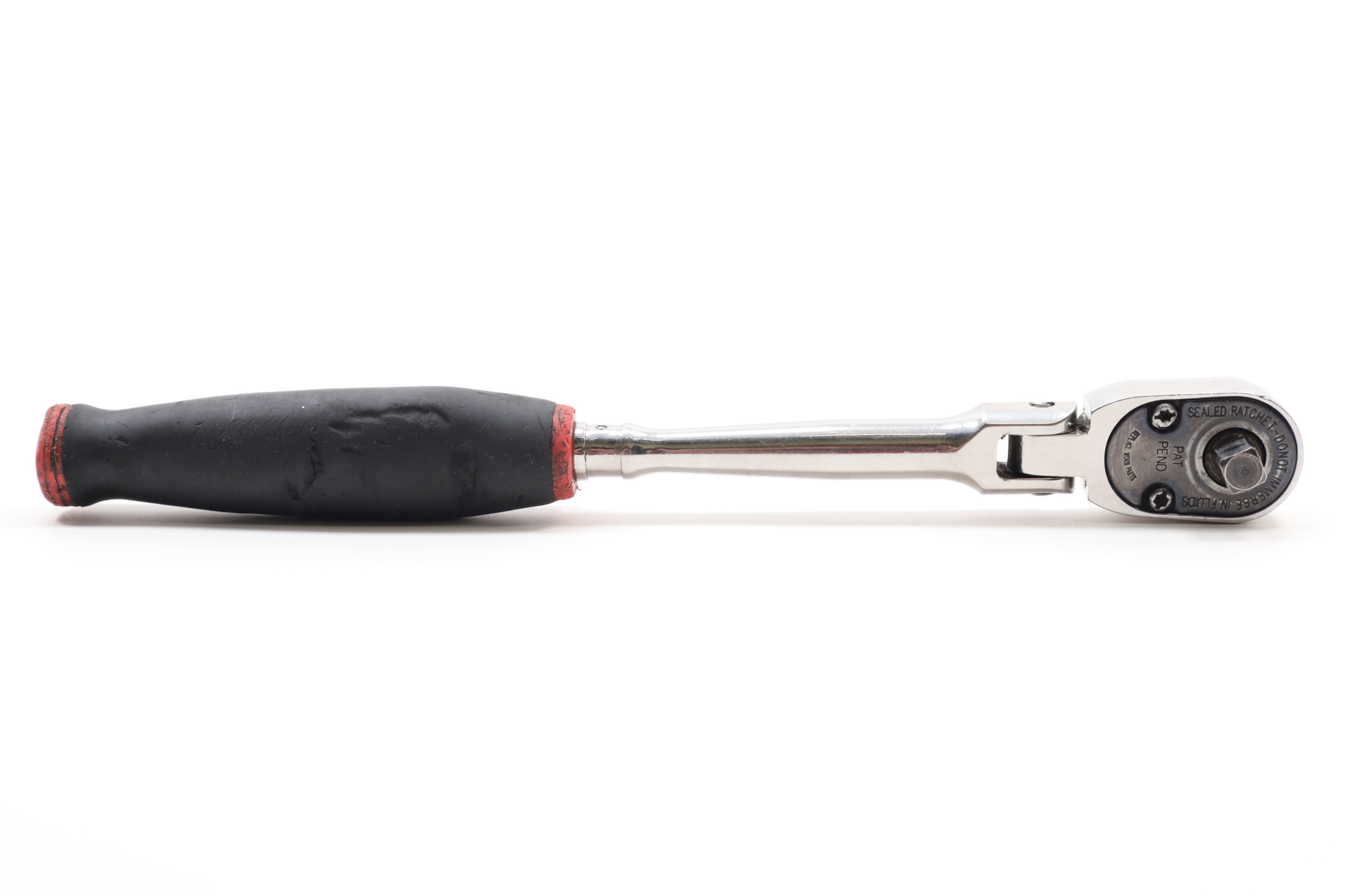 Snap-On Tools THLF72 1/4" Drive Soft Grip Long Handle Flex-Head Ratchet