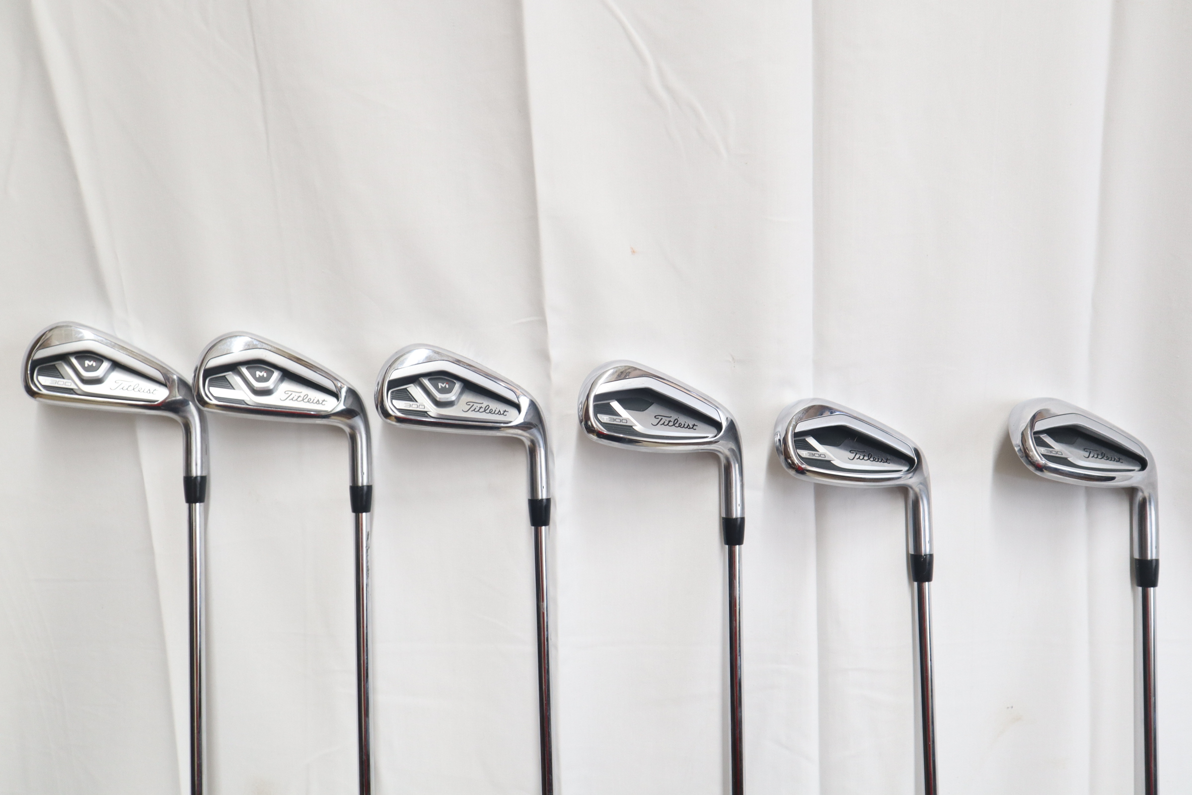 Titleist T-Series T300 6-Pc Irons & Wedge Clubs / True Temper AMT S300 ...