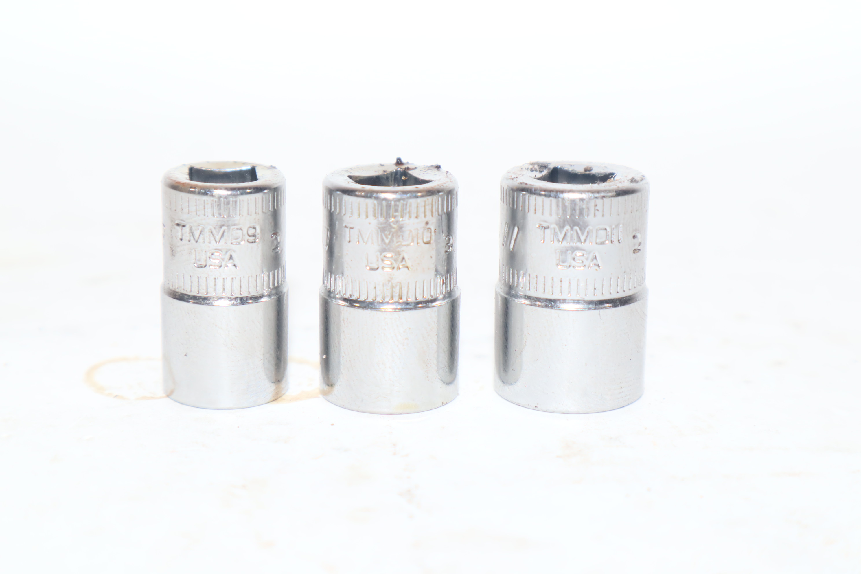 Snap-on Tools 11-Piece 1/4" Drive 12-Point Metric Flank Drive Shallow ...