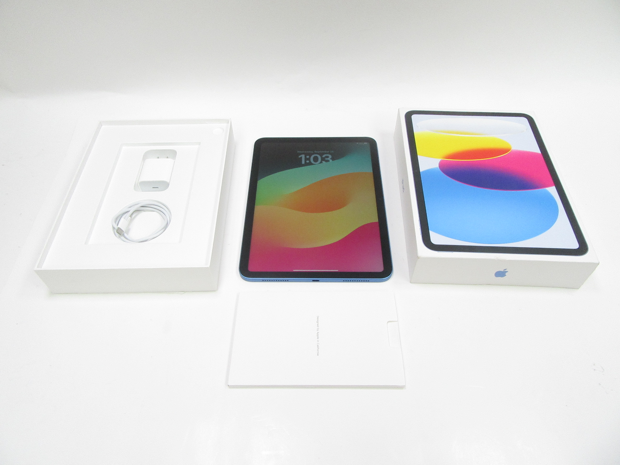 Apple iPad 10th Gen MPQ13LL/A 10.9" Wi-Fi 64GB Storage Blue Tablet