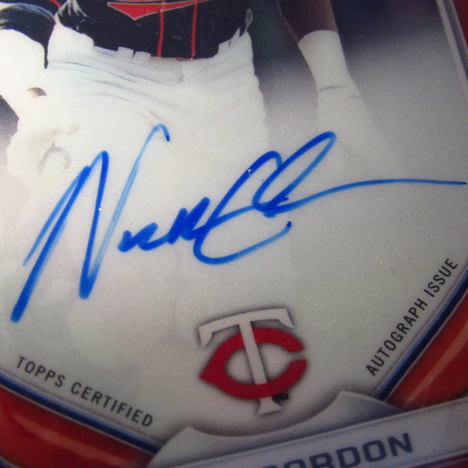 Topps 2014 BCA-NG Certified Autograph Issue Nick Gordon MN Twins PSA ...
