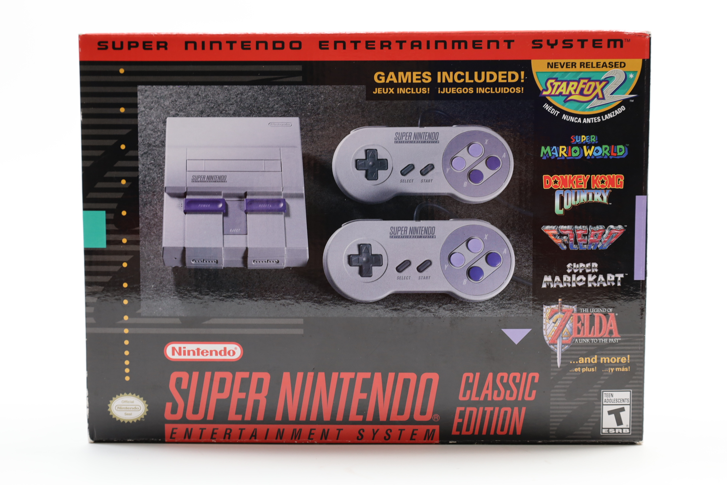 Nintendo Super NES Classic Edition CLV-201 Mini Video Game System (1596)