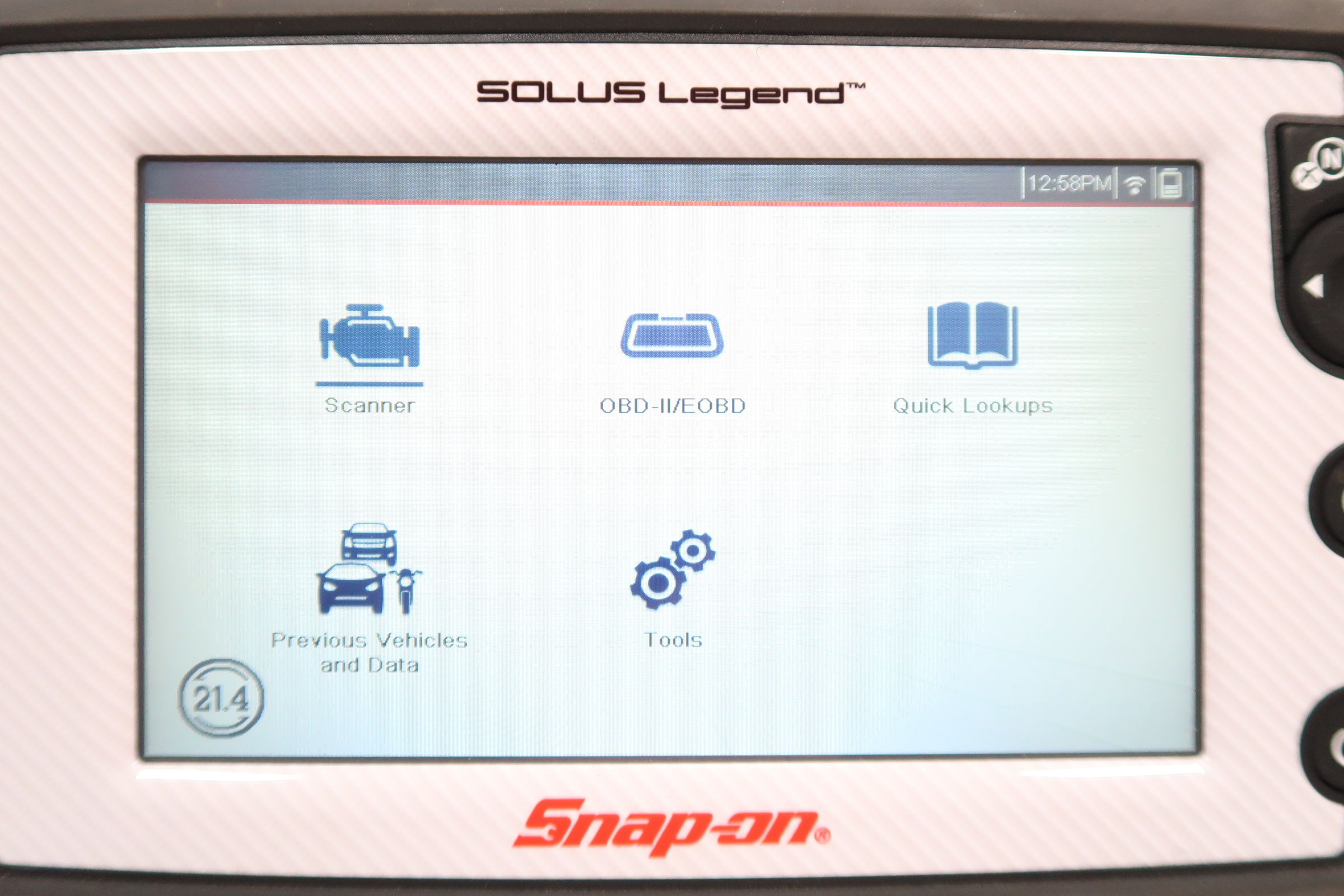 Snap ON EESC36 Solus Legend Diagnostic Scan Tool - Ver. 24.1