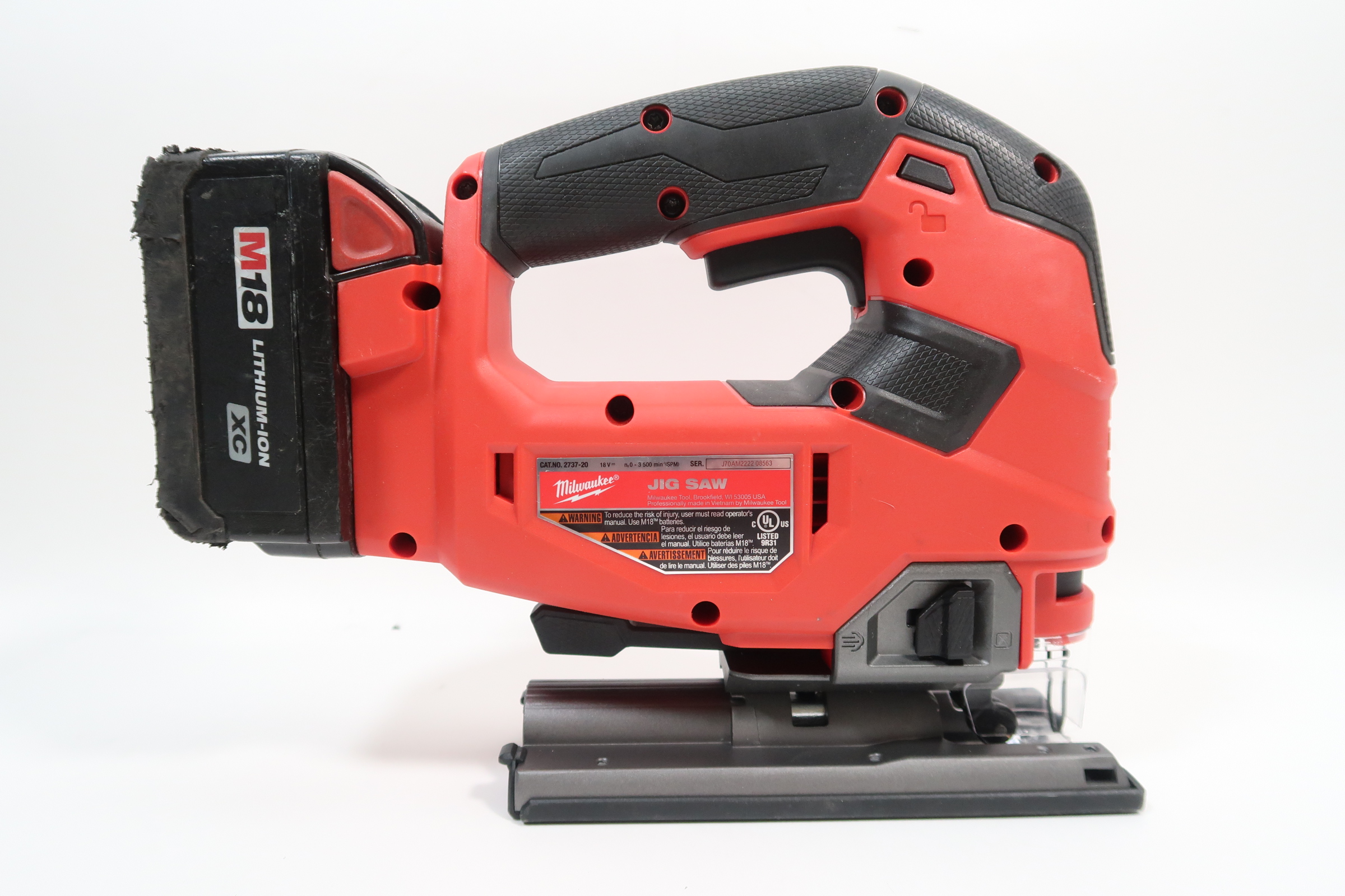 Milwaukee 2737-20 18V Lithium-Ion Brushless Cordless Jig Saw