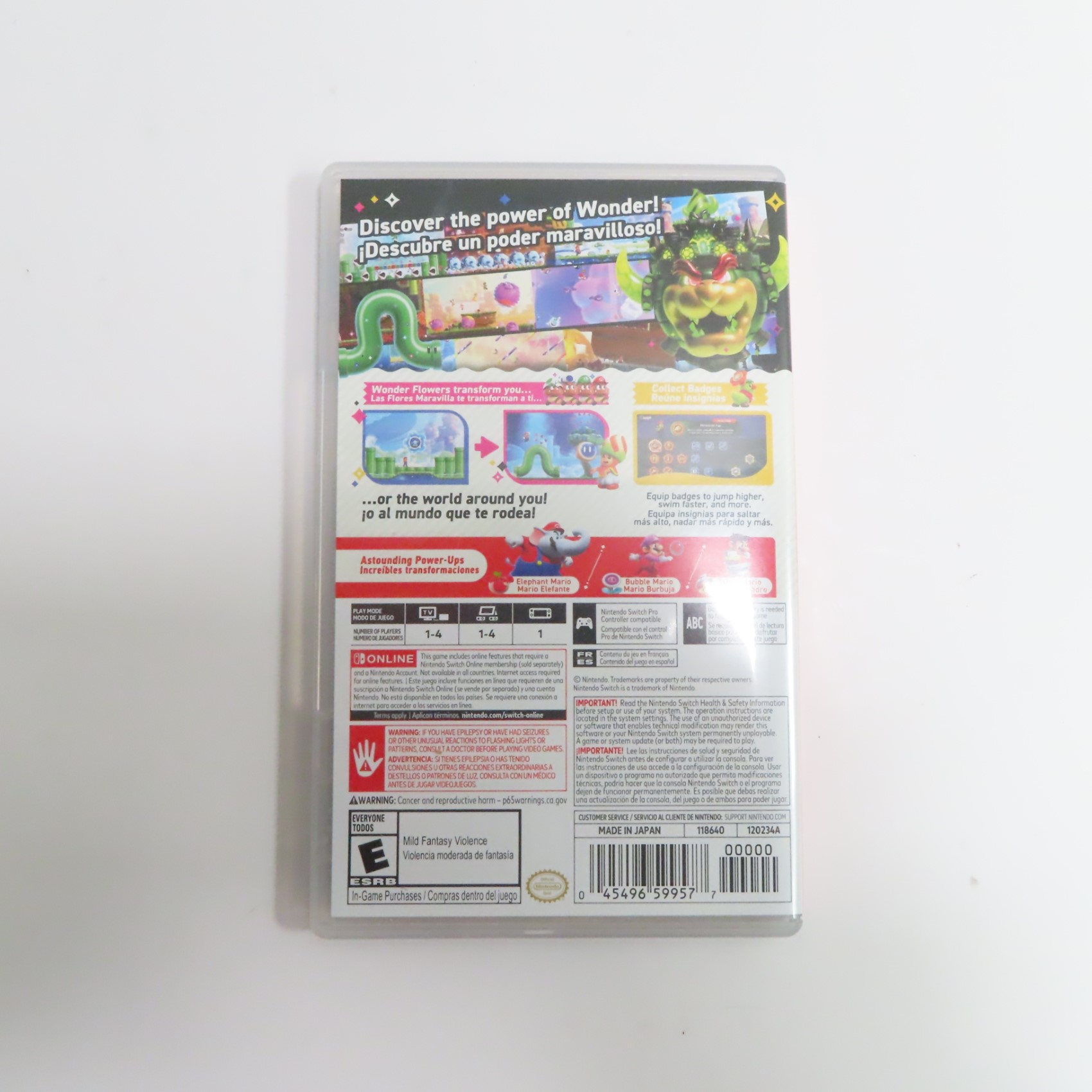 Super Mario Bros. Wonder for Nintendo Switch (4328)
