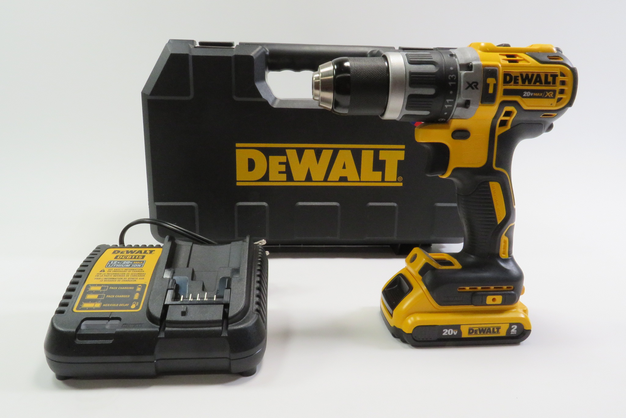 DeWalt DCD796 20V MAX XR Cordless Brushless 1/2" Hammer Drill/Driver Kit