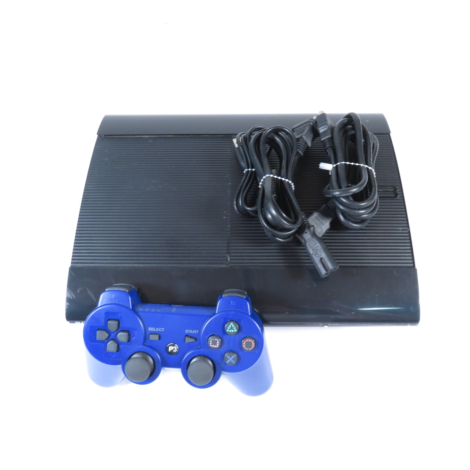 Sony PlayStation 3 Super Slim CECH-4001B 250GB HDD Black Video Game ...