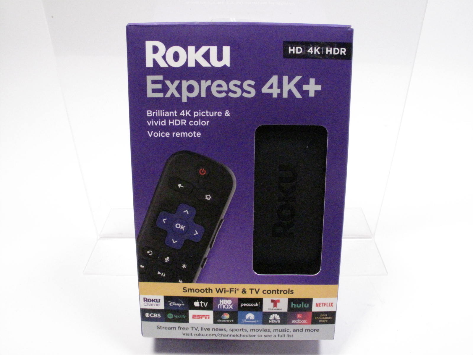 Roku Express 4K+ 3941r Streaming Media Player HD/4K/HDR Roku Express 4K+ 3941r Streaming Media Player HD/4K/HDR