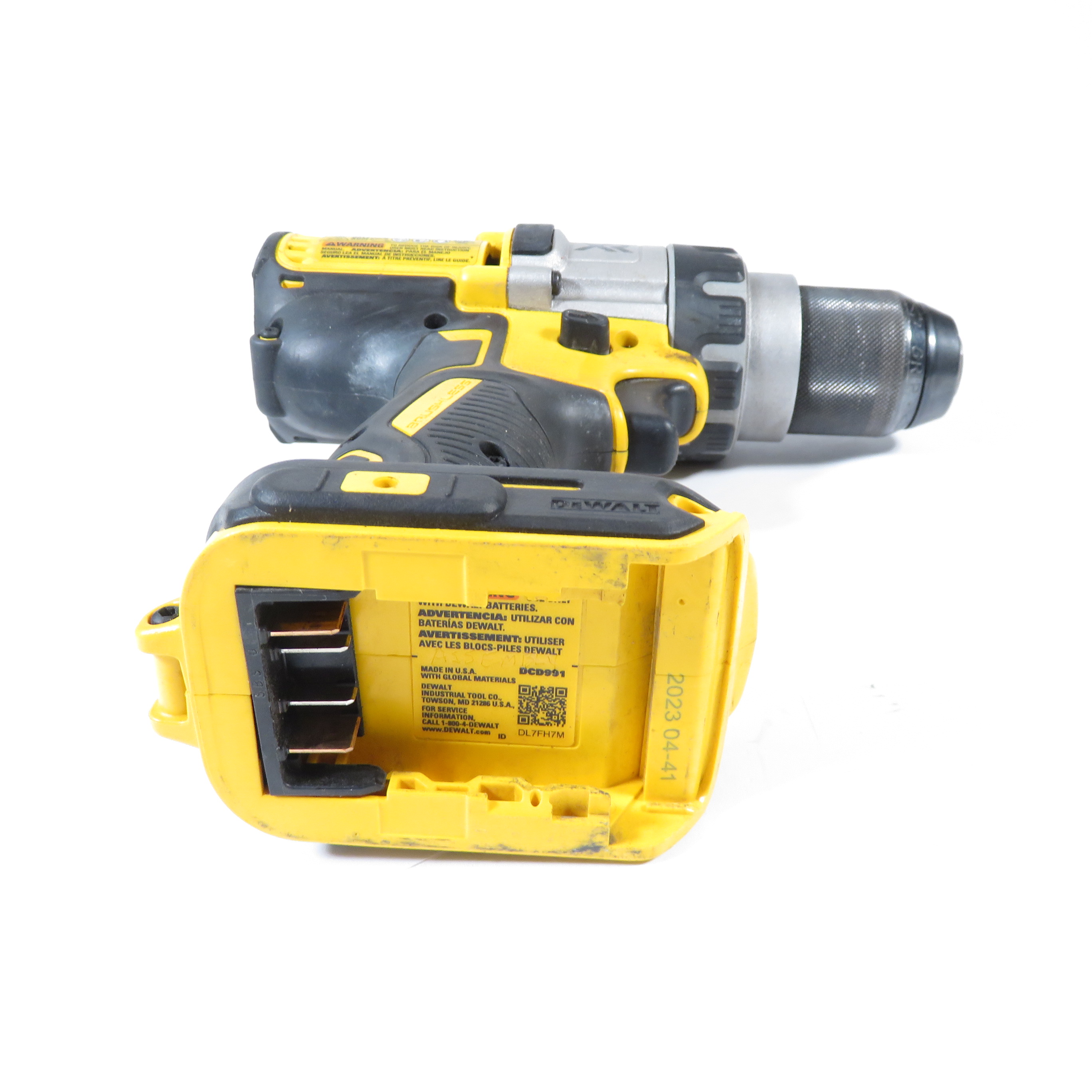 DEWALT DCD991 20V MAX XR Cordless Brushless 3-Speed 1/2 in. Drill/Driver