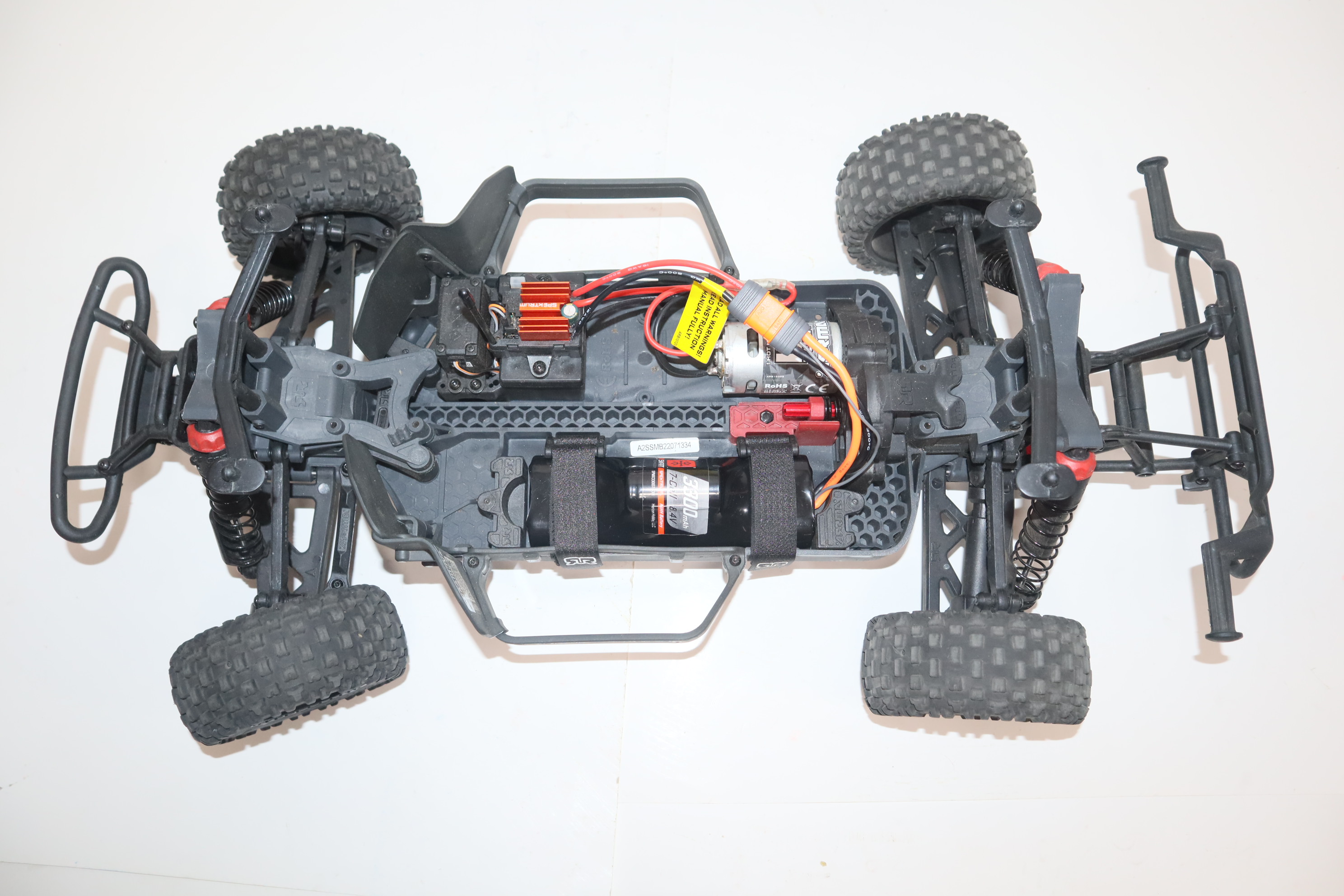 ARRMA ARA4103V4T2 Blue SENTON 4X2 Boost RC MEGA 550 Brushed Short ...