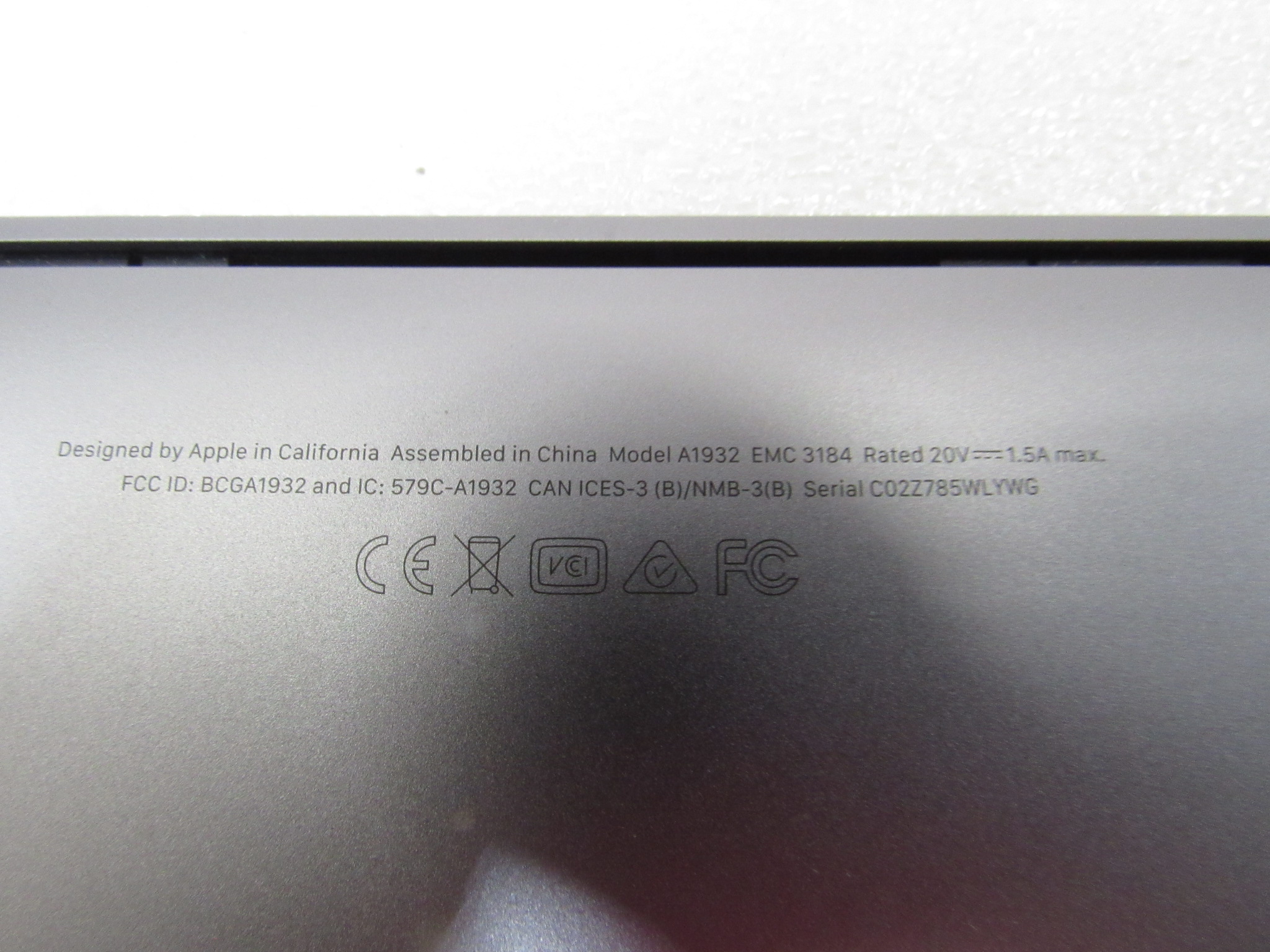 Apple Macbook Air 2019 MRE82LL/A Core I5-8210Y 1.6GHz 8GB RAM 128GB SSD ...