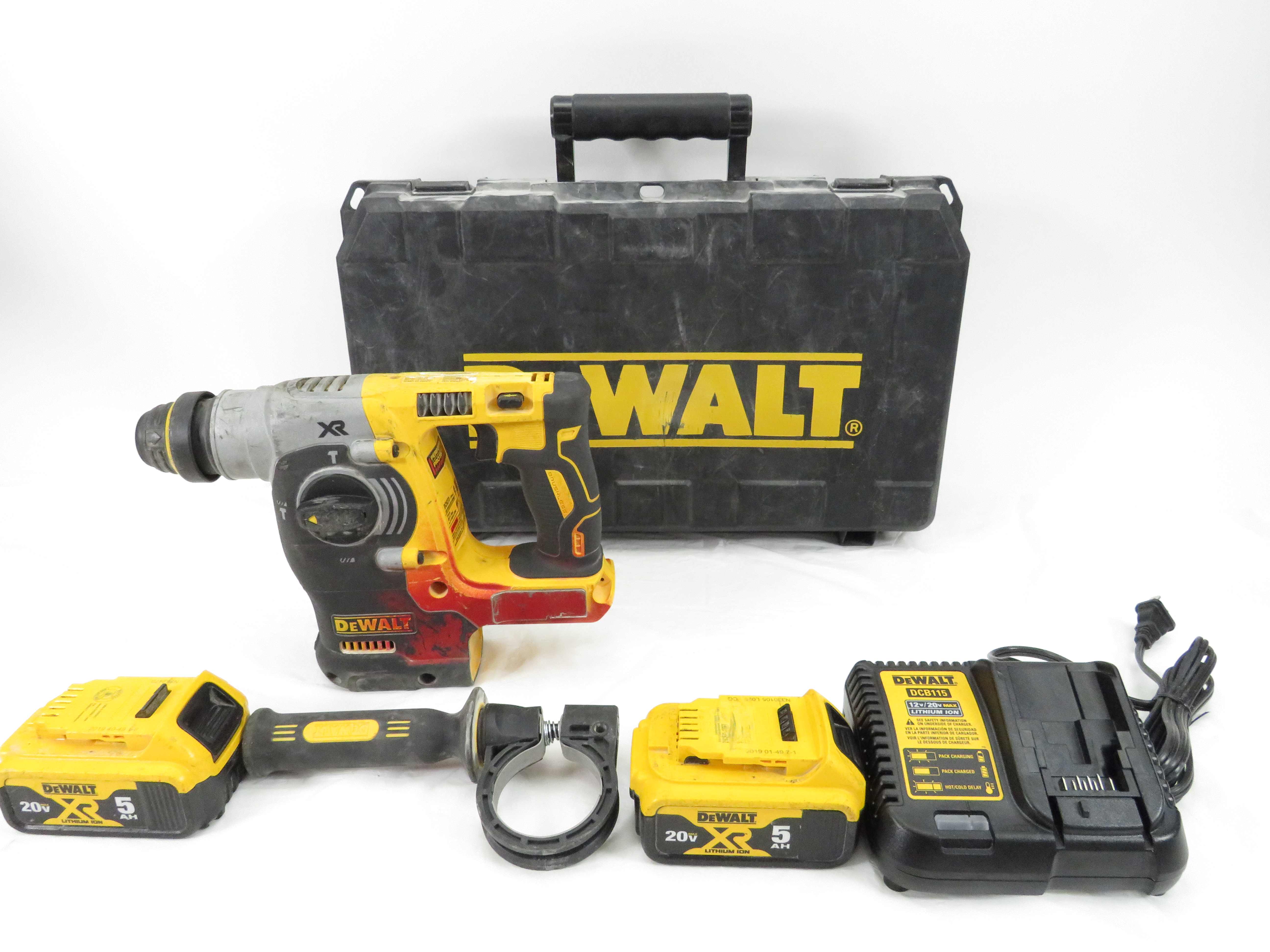 DEWALT DCH273 20V MAX XR Cordless Brushless 1" SDS Plus L-Shape Rotary ...