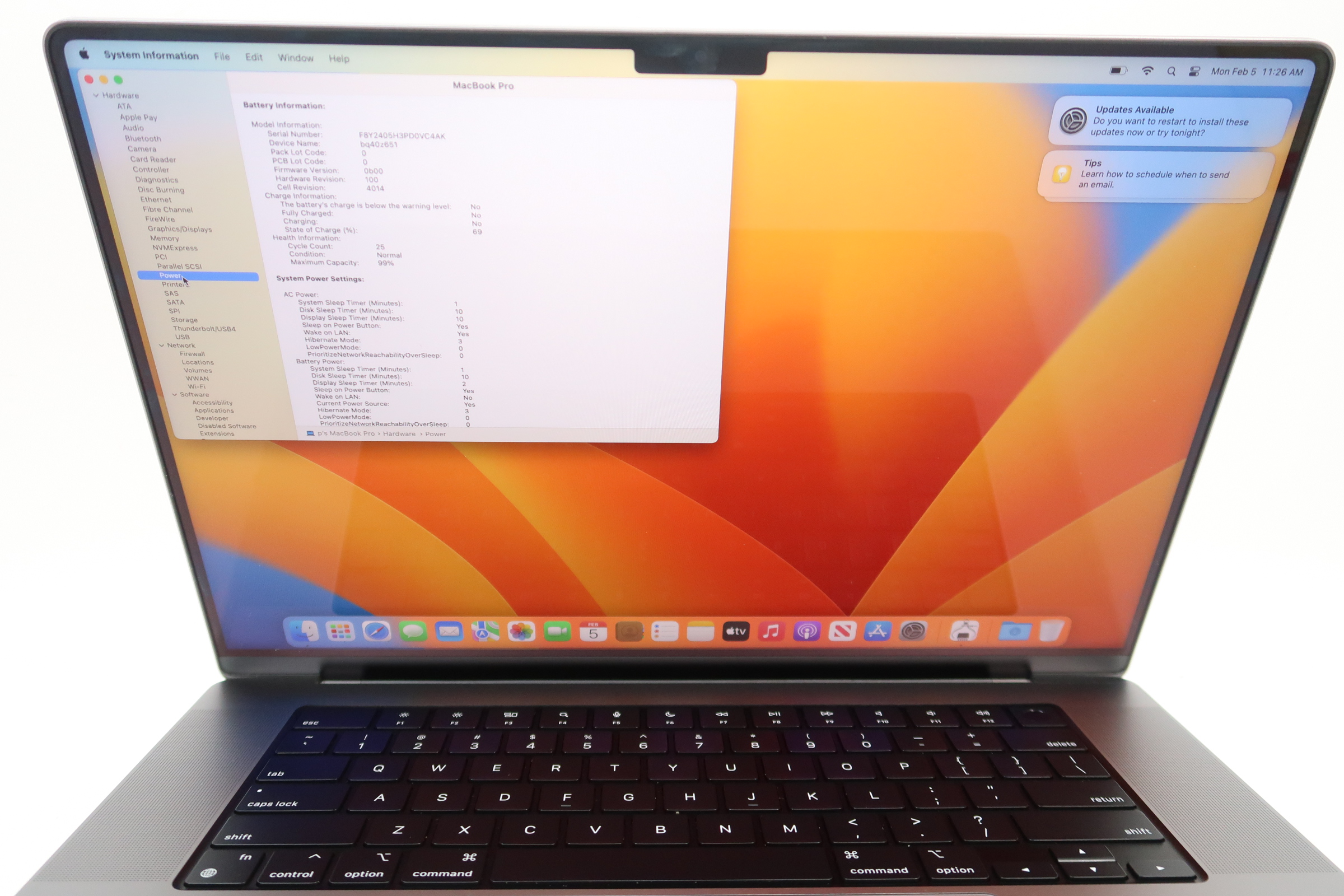 Apple MacBook Pro 2023 MNW83LL/A M2 Pro 12CPU/19GPU@3.49GHz 16GB RAM ...