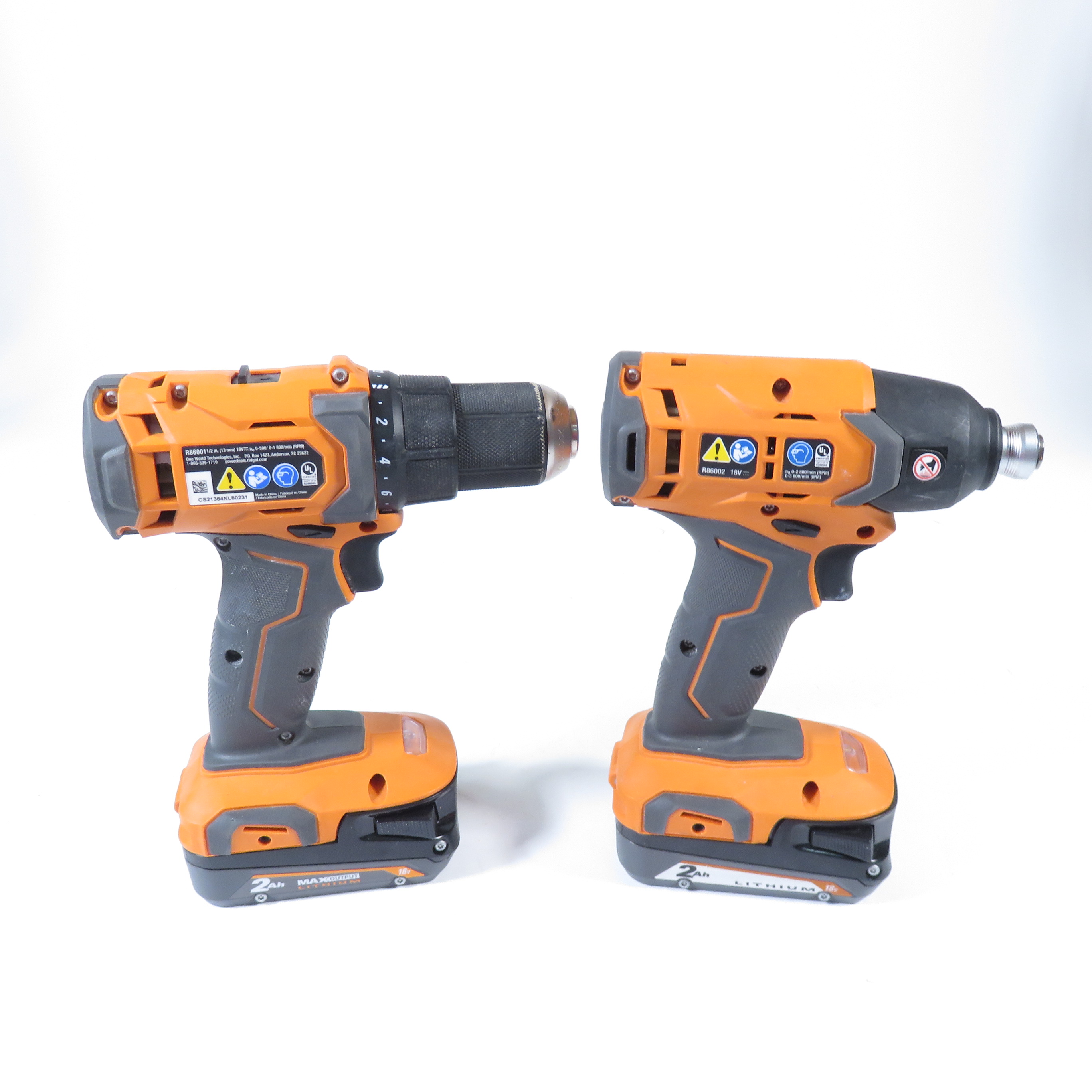RIDGID 18-Volt Cordless Lithium-Ion 2-Tool Power Tool Combo Kit