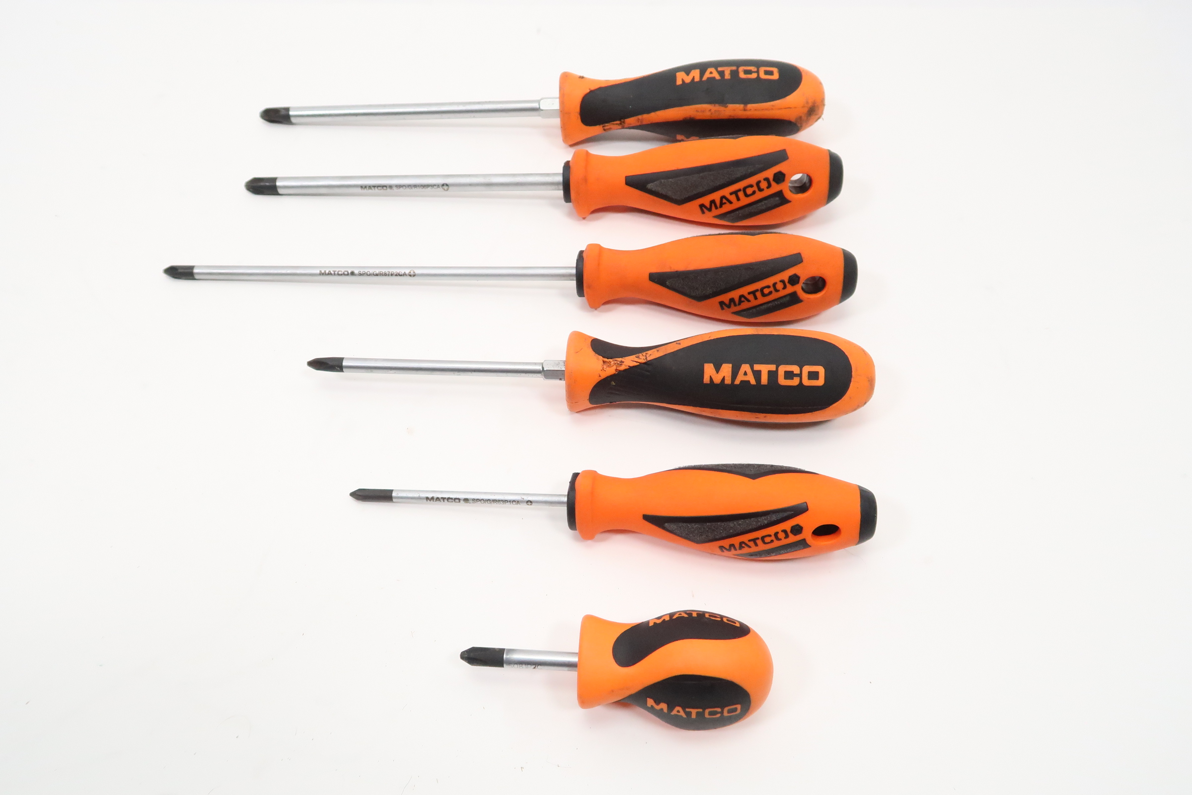 Matco 12 Piece Mixed Screwdriver Set - Flat/Phillips