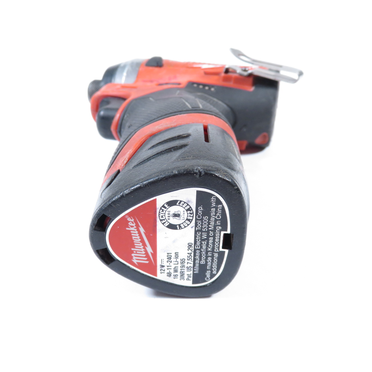 Milwaukee 2553-20 12V Lithium-Ion Brushless Cordless 1/4 in. Hex Impact ...