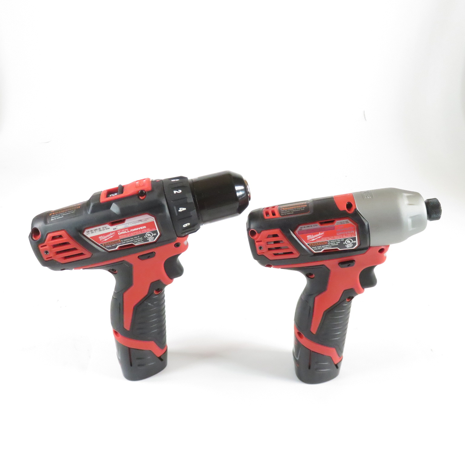Milwaukee 2494-22 M12 12-Volt Lithium-Ion Cordless 2-Tool Combo Kit