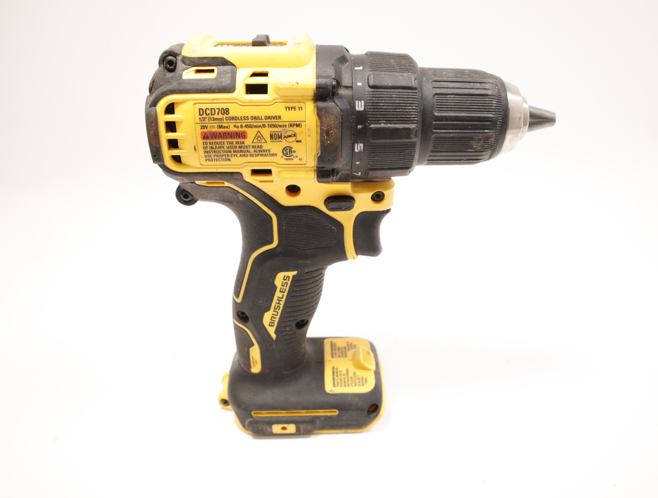 DeWalt DCD708 1/2" Cordless Drill/Driver 20V Tool and Battery Only