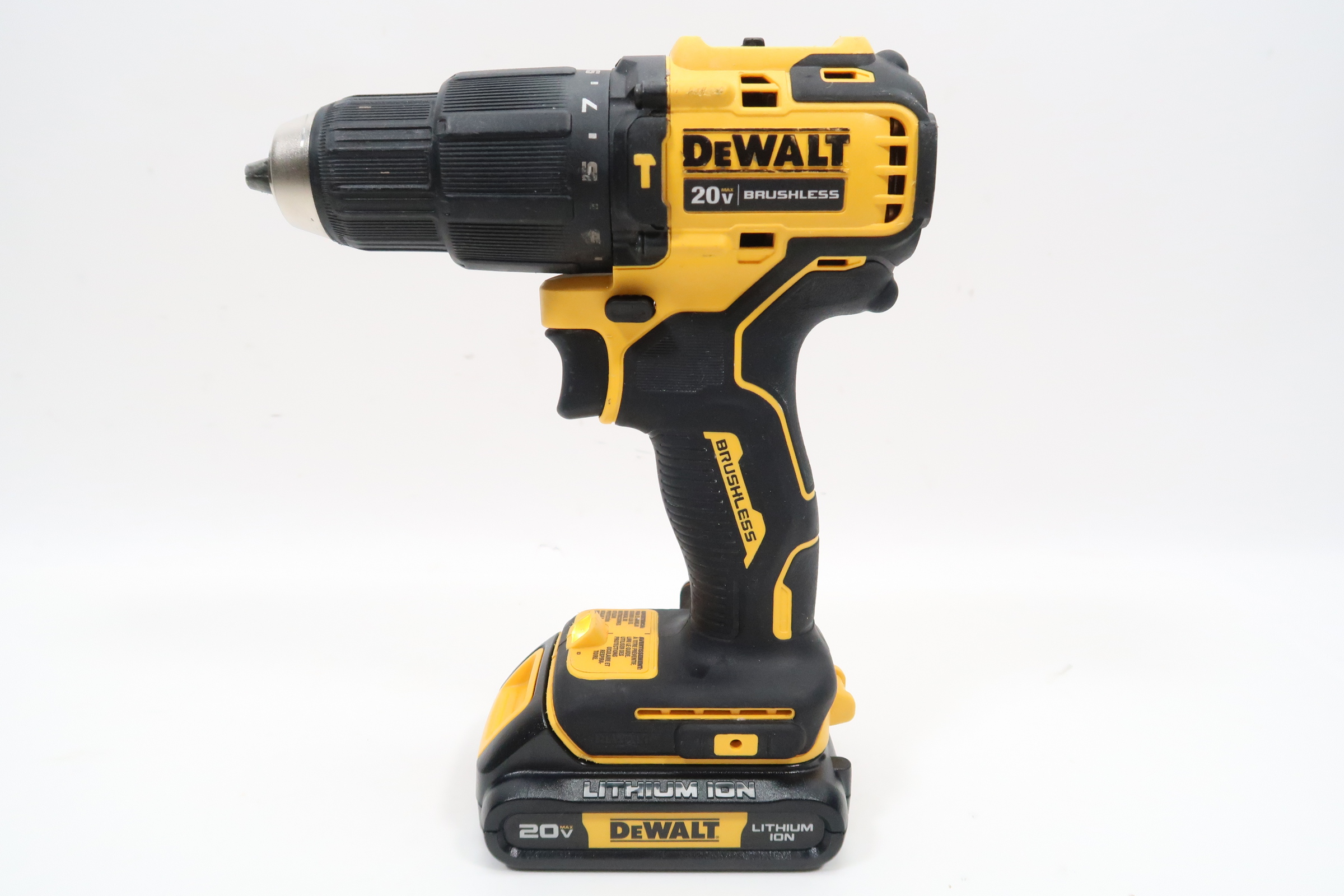 DeWalt DCD709 20V MAX Cordless Brushless Compact 1/2 in. Hammer Drill