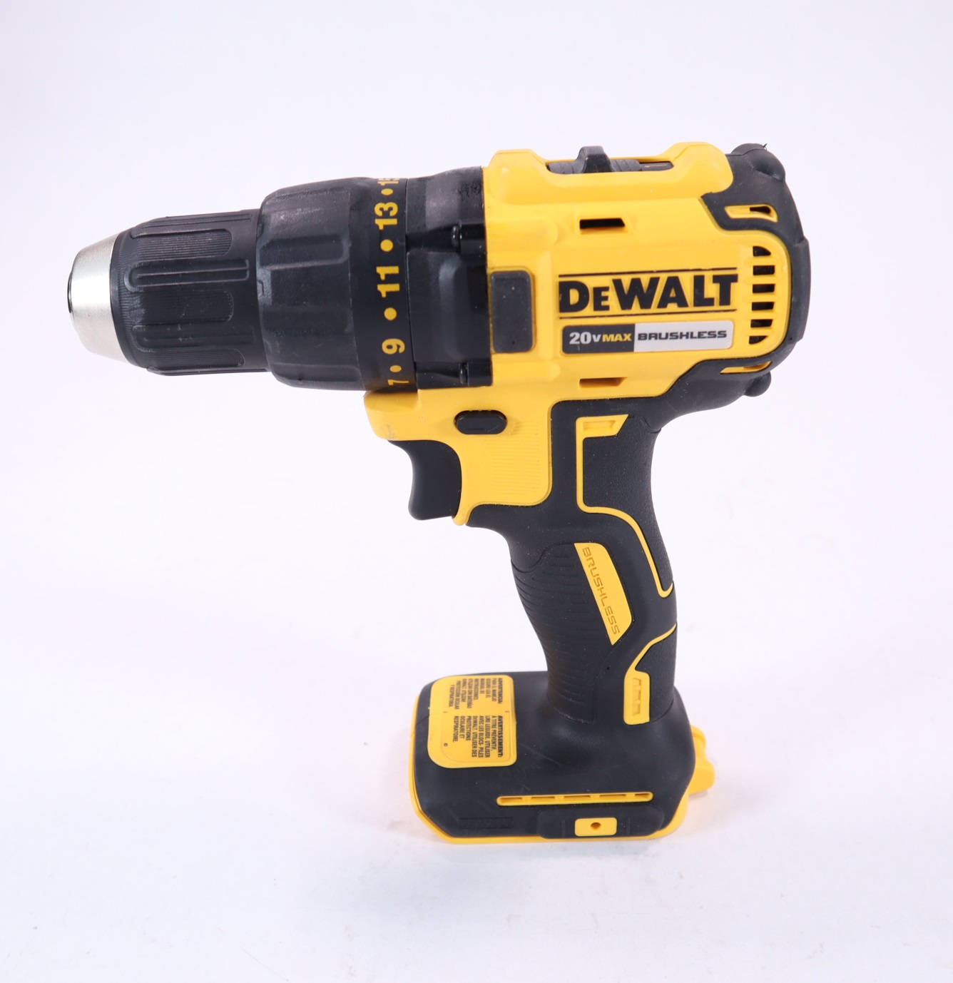 DEWALT DCD777 20-Volt Max Lithium-Ion 1/2-in Brushless Cordless Drill ...
