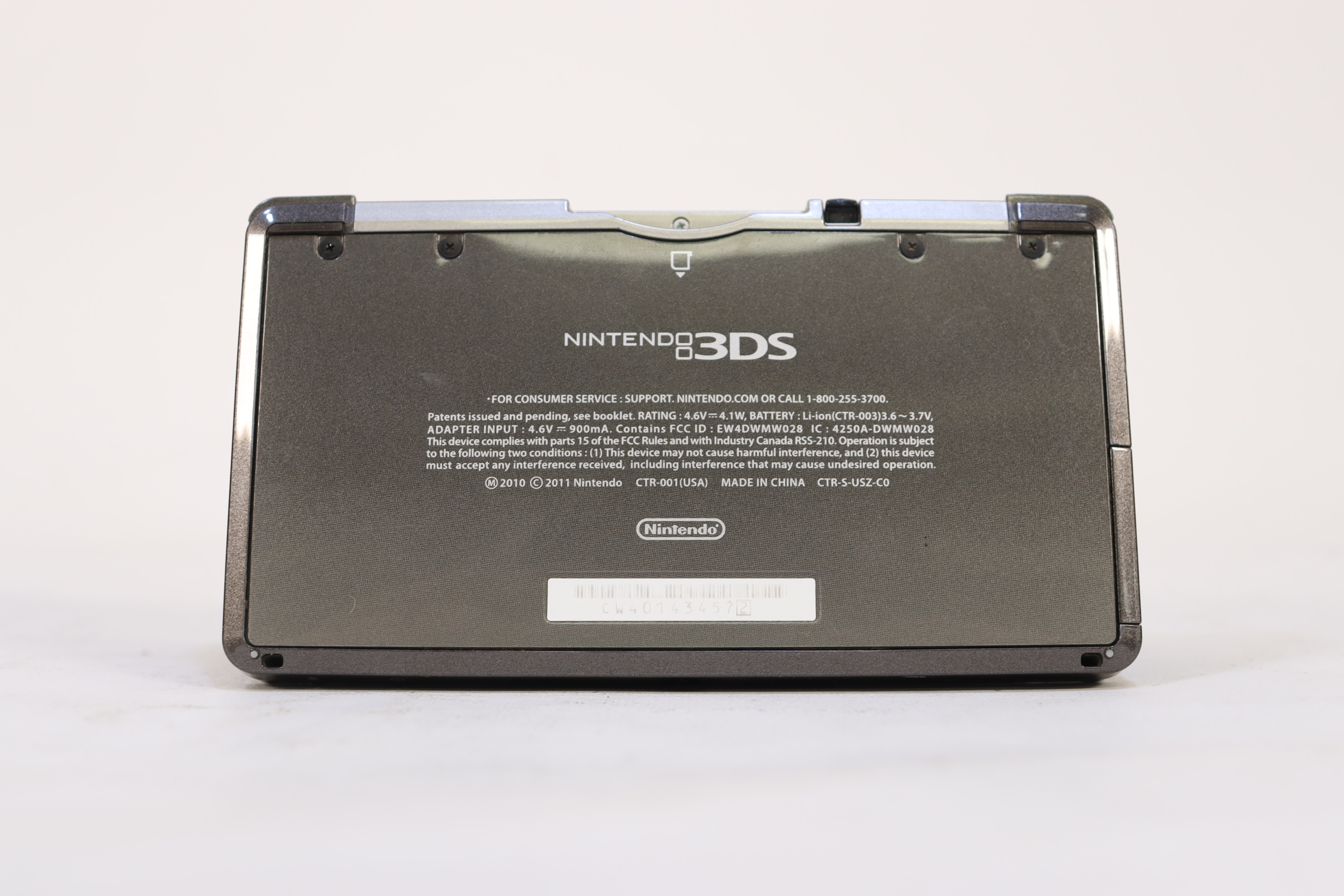 Nintendo CTR-001 3DS Dual Screen Handheld Portable System 0807