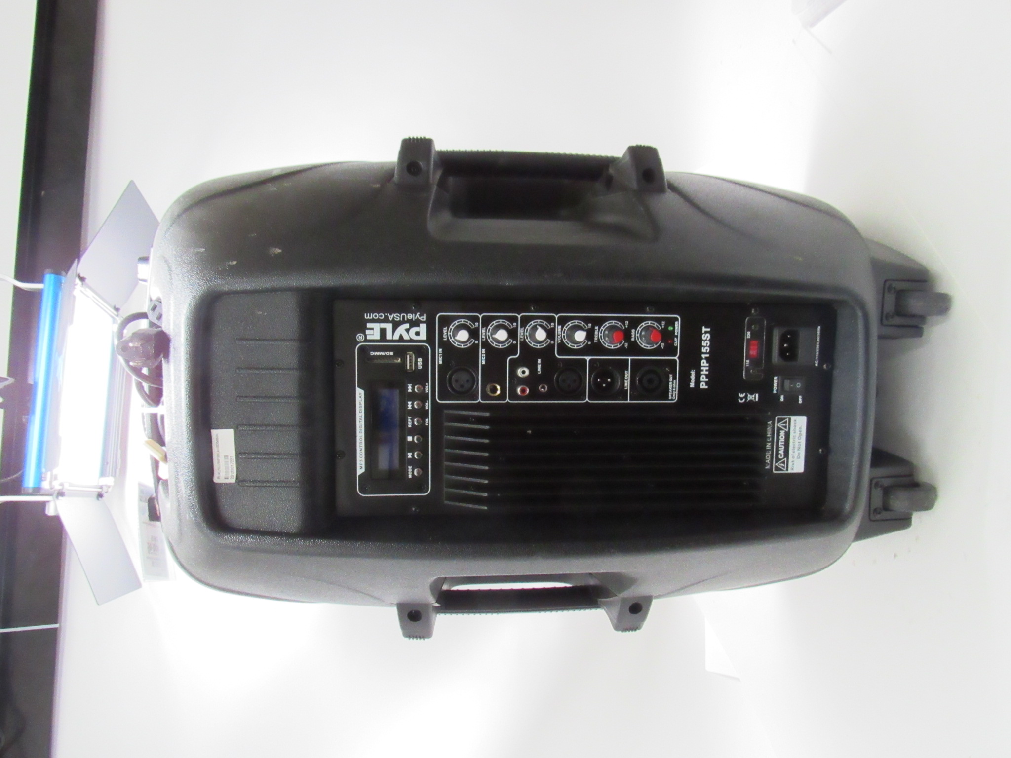 Pyle PPHP155ST Wireless Portable Bluetooth PA Speaker Black Local ... Pyle PPHP155ST Wireless Portable Bluetooth PA Speaker Black Local ...